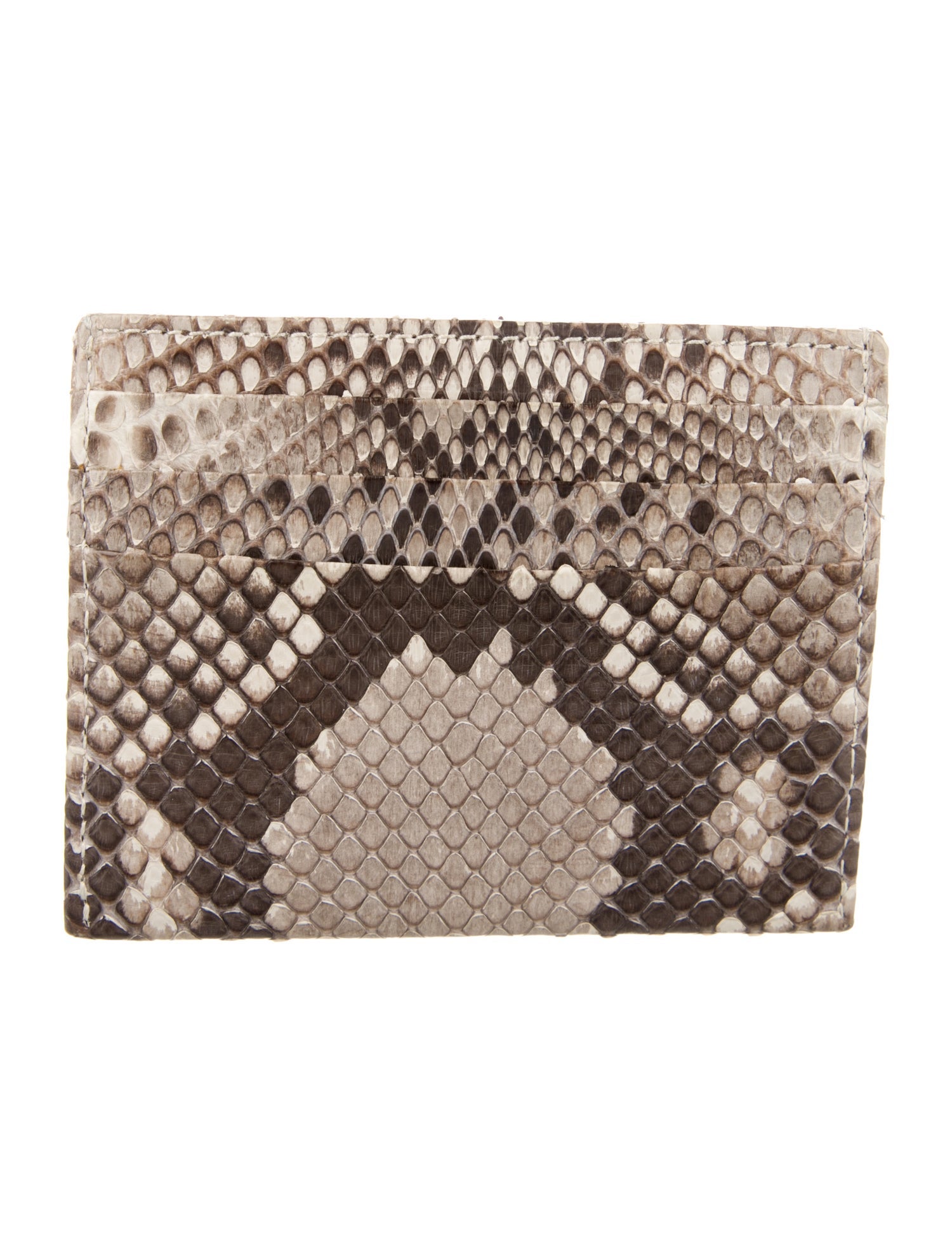 Lanvin Snakeskin Animal Print Card Holder - Neutrals Wallets, Accessories - LAN202388 | The RealReal