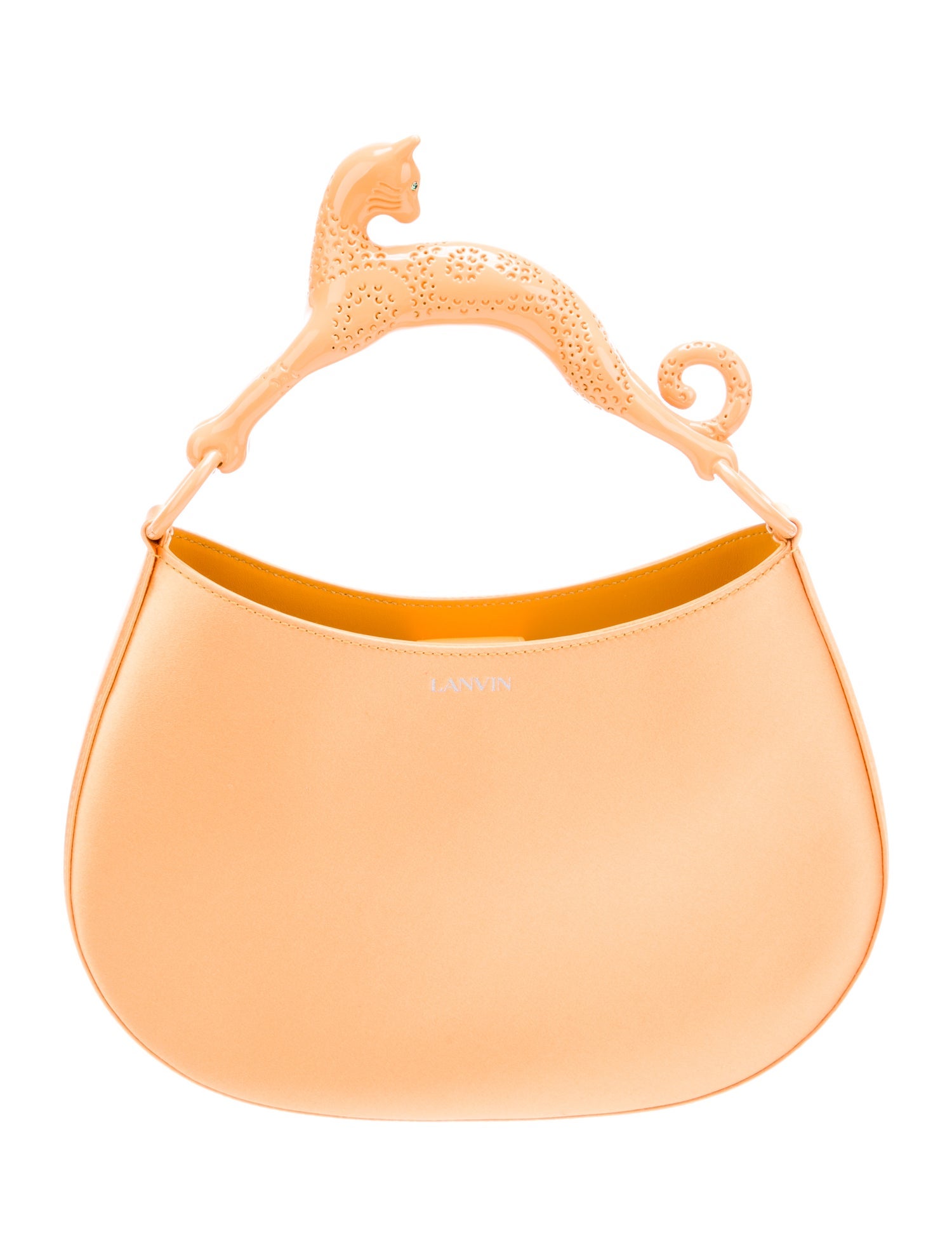 Lanvin Cat Handle Bag w/Tags - Orange Handle Bags, Handbags - LAN206903 ...
