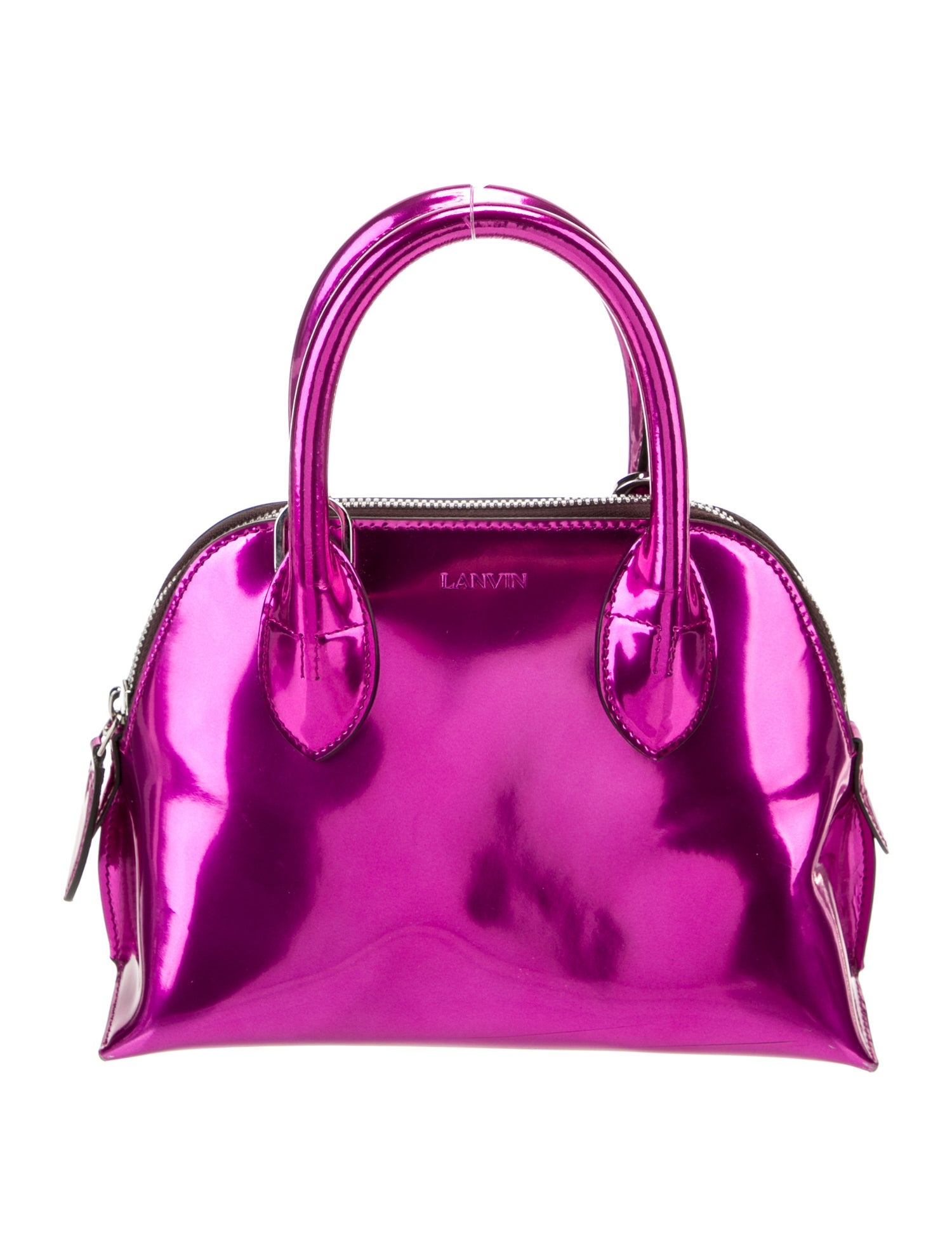 Lanvin Metallic Leather Handle Bag - Metallic Handle Bags, Handbags ...