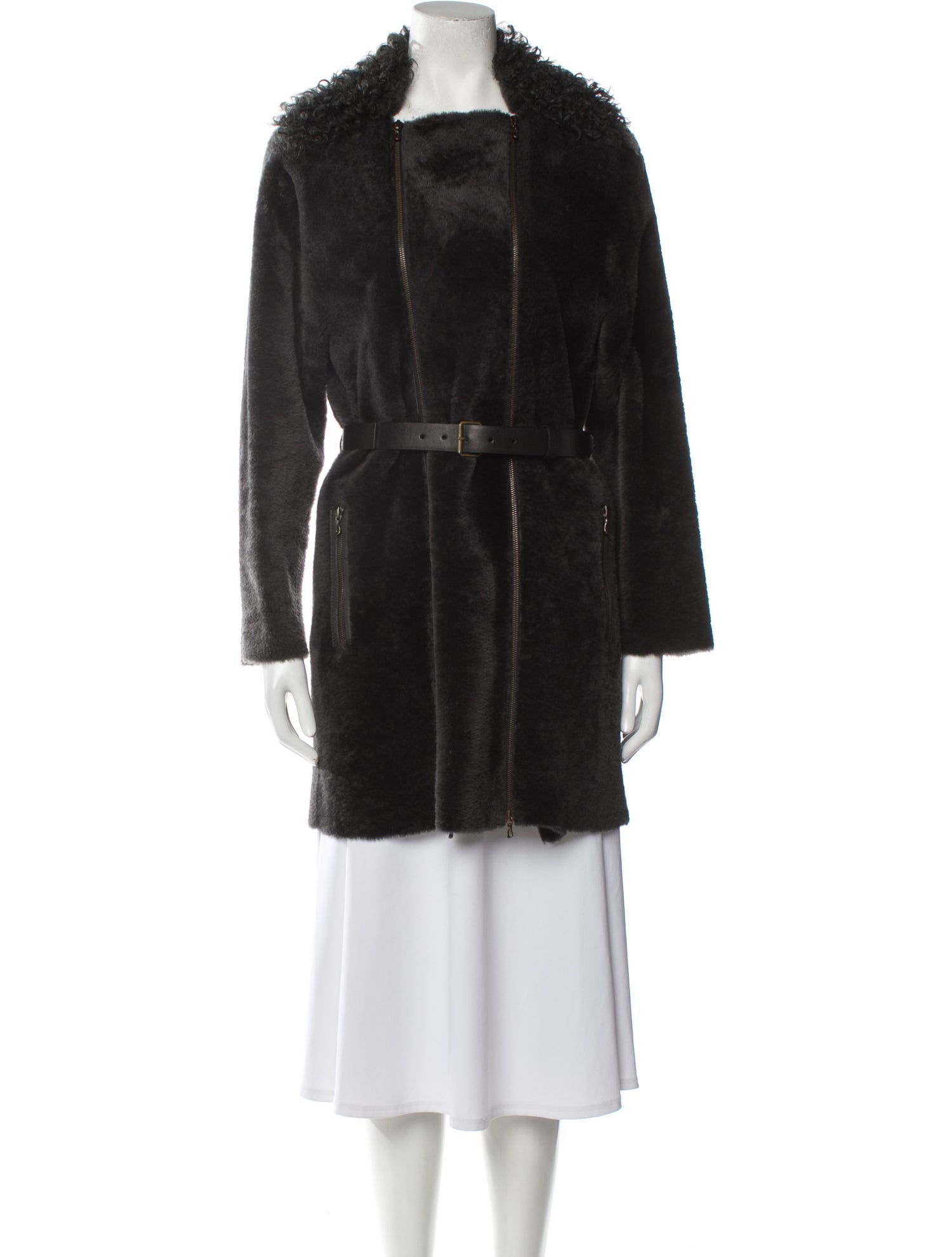 Prada Vintage 2008 Faux Fur Coat - Black Coats, Clothing - PRA987015 ...