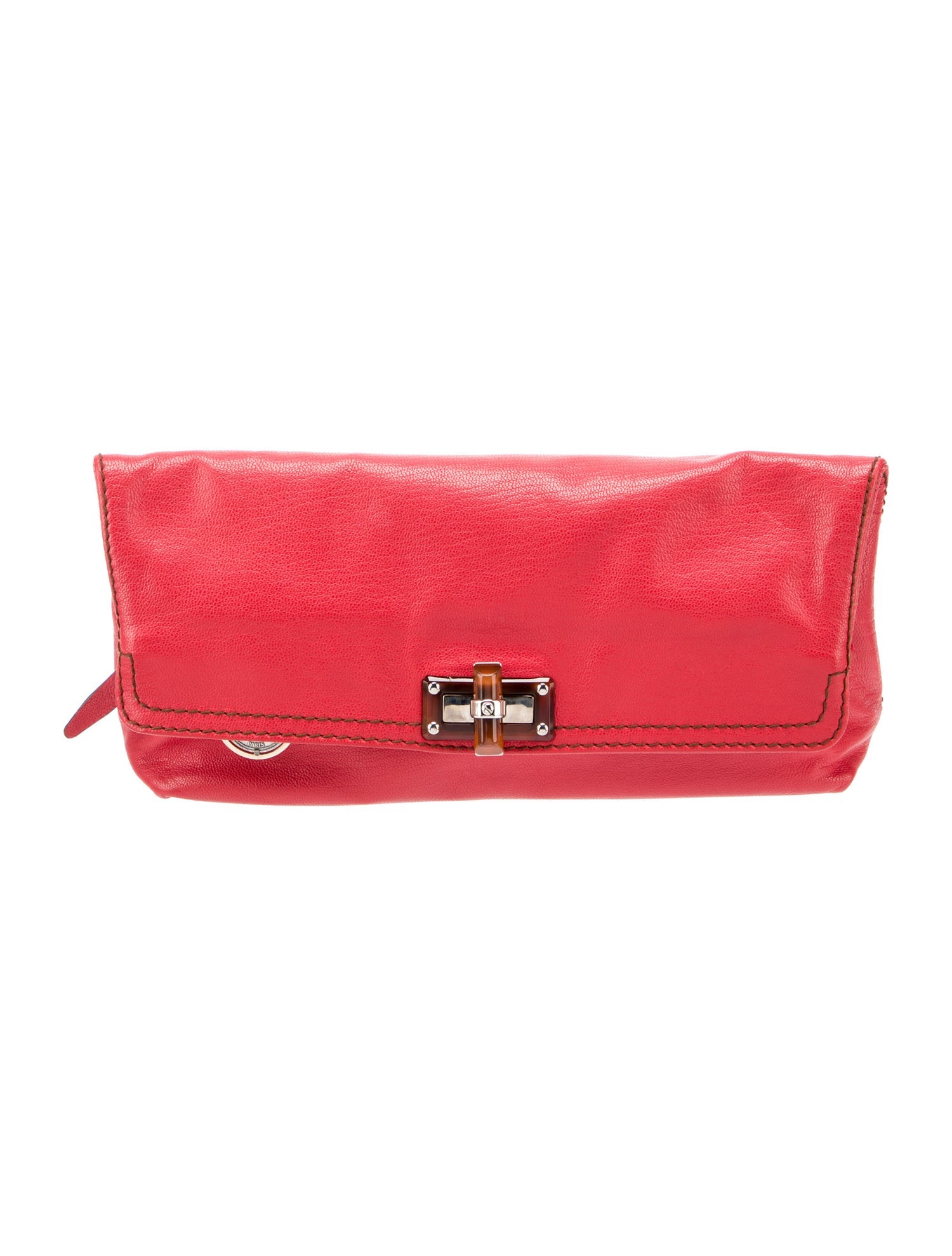 Lanvin Leather Clutch - Red Clutches, Handbags - LAN223665 | The RealReal