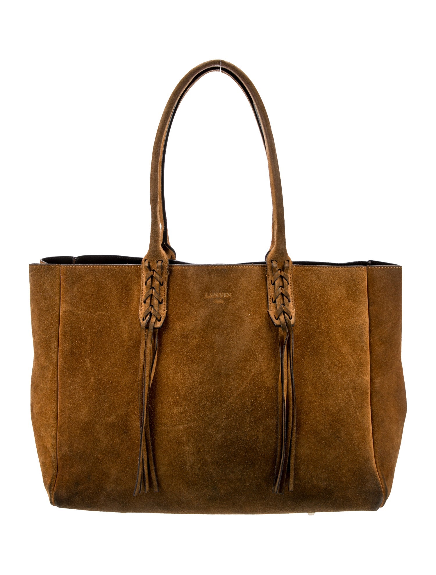 Lanvin Suede Tote - Brown Totes, Handbags - LAN229152 | The RealReal