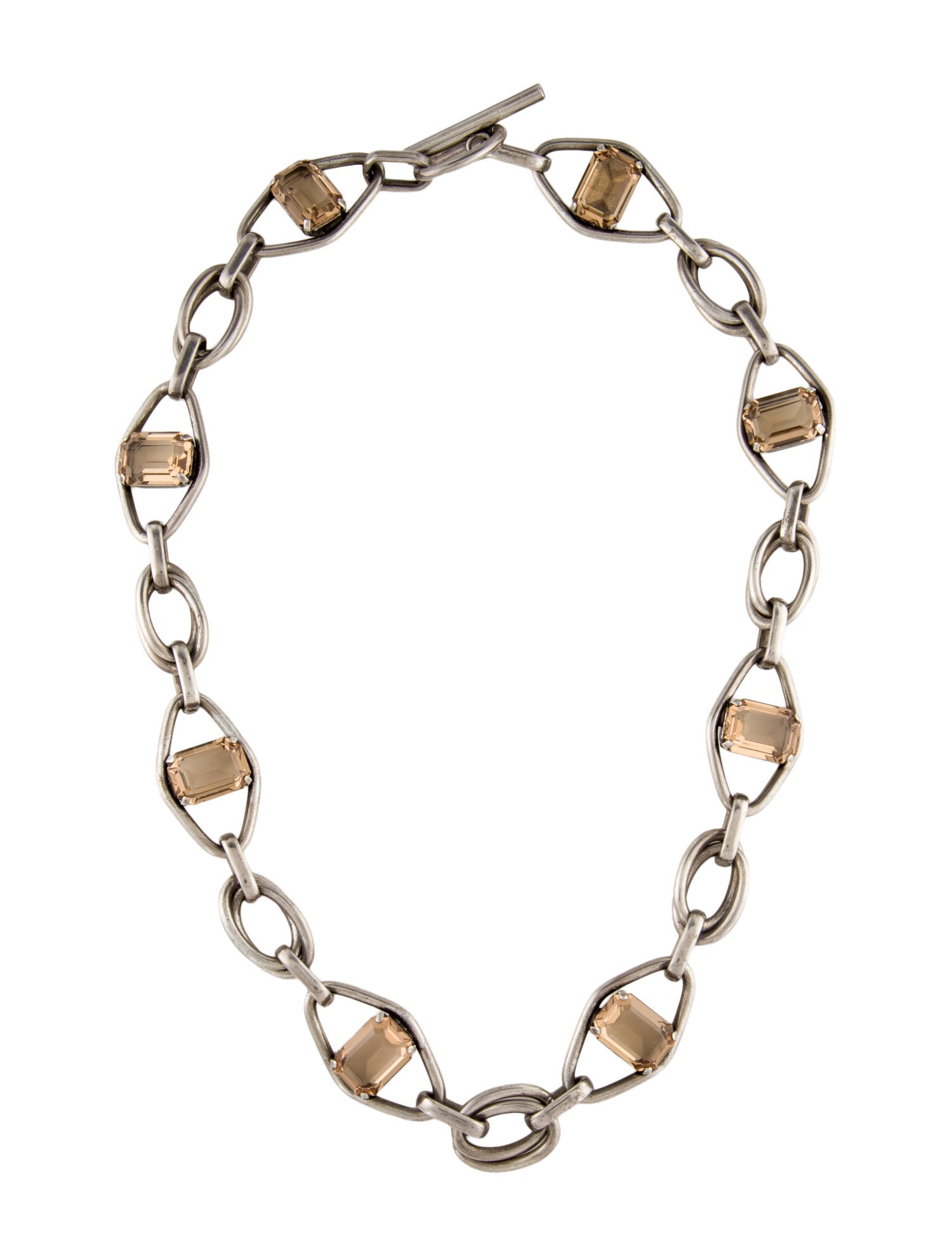 Lanvin Vintage Crystal Chain Necklace - Chain, Necklaces - LAN245995 ...