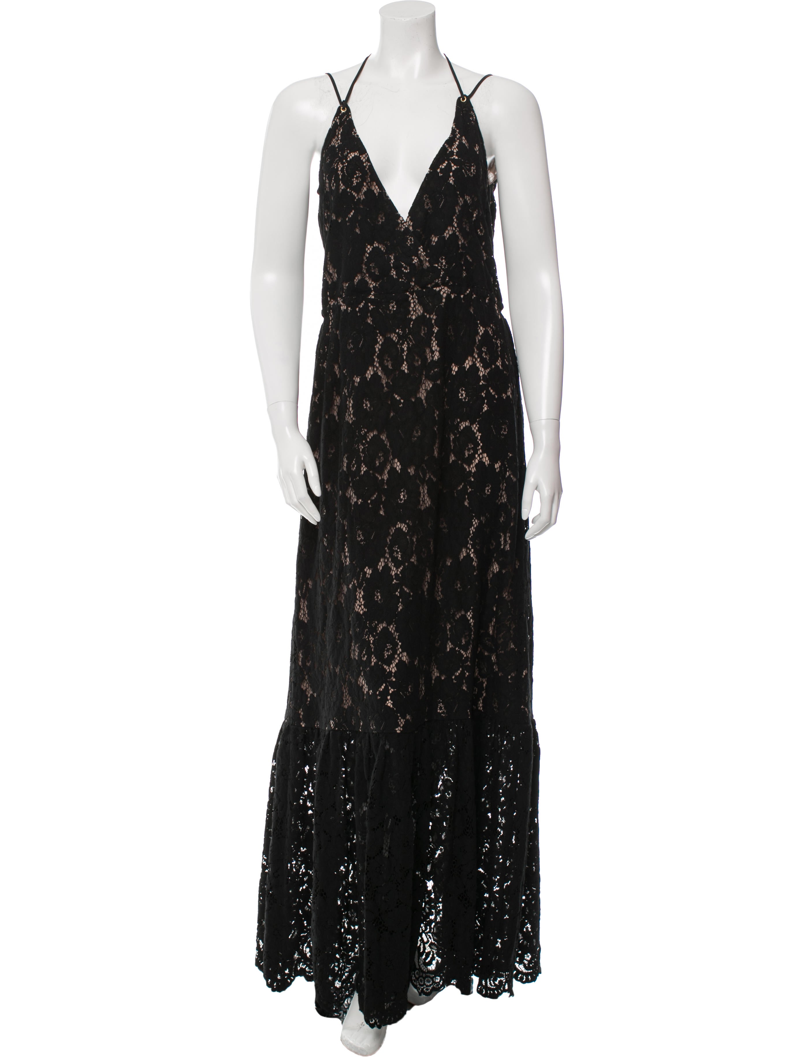 Lanvin 2016 Lace Decollete Neck Gown - Clothing - LAN50045 | The RealReal