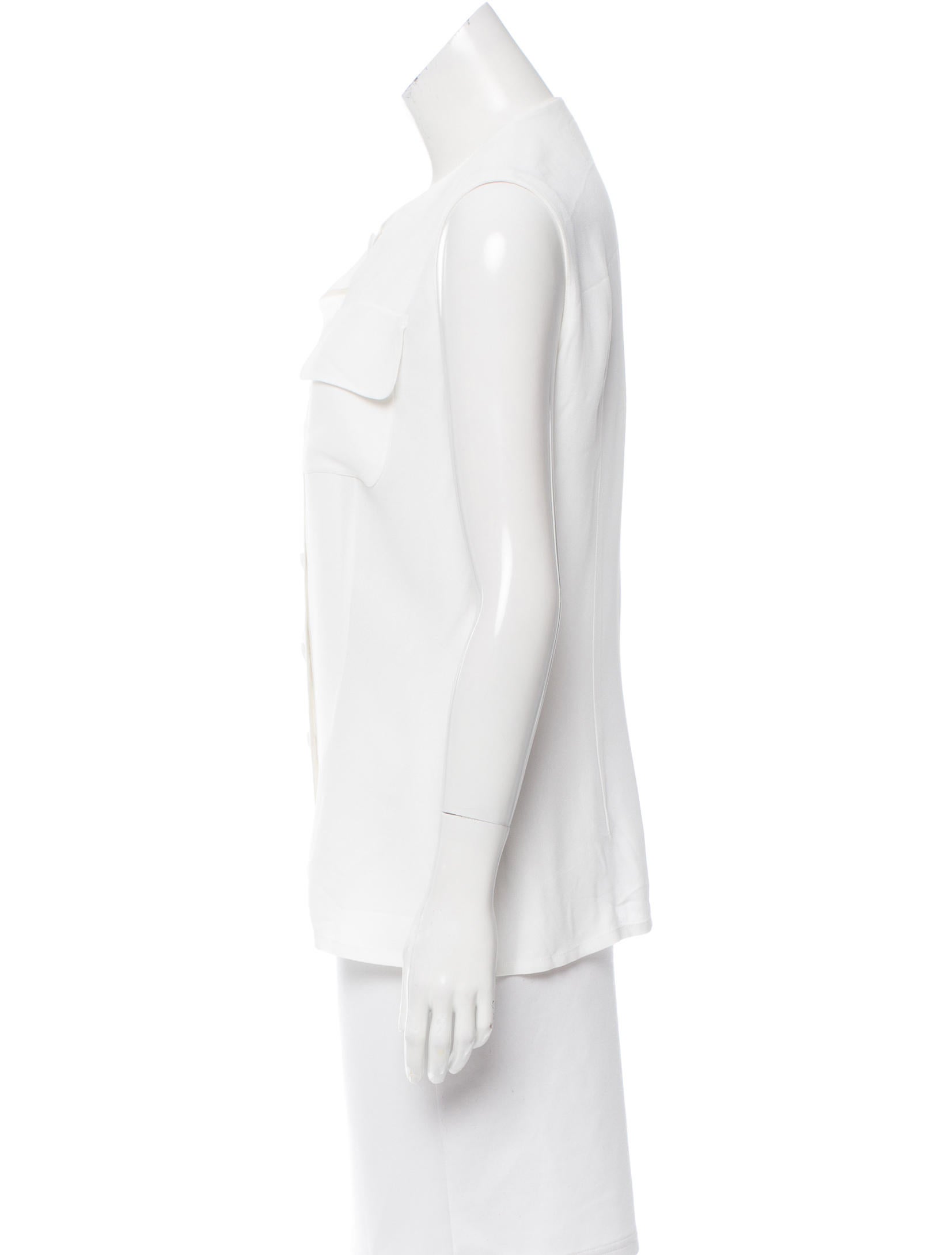 Lanvin Vintage Sleeveless Top - White Tops, Clothing - LAN61872 | The ...