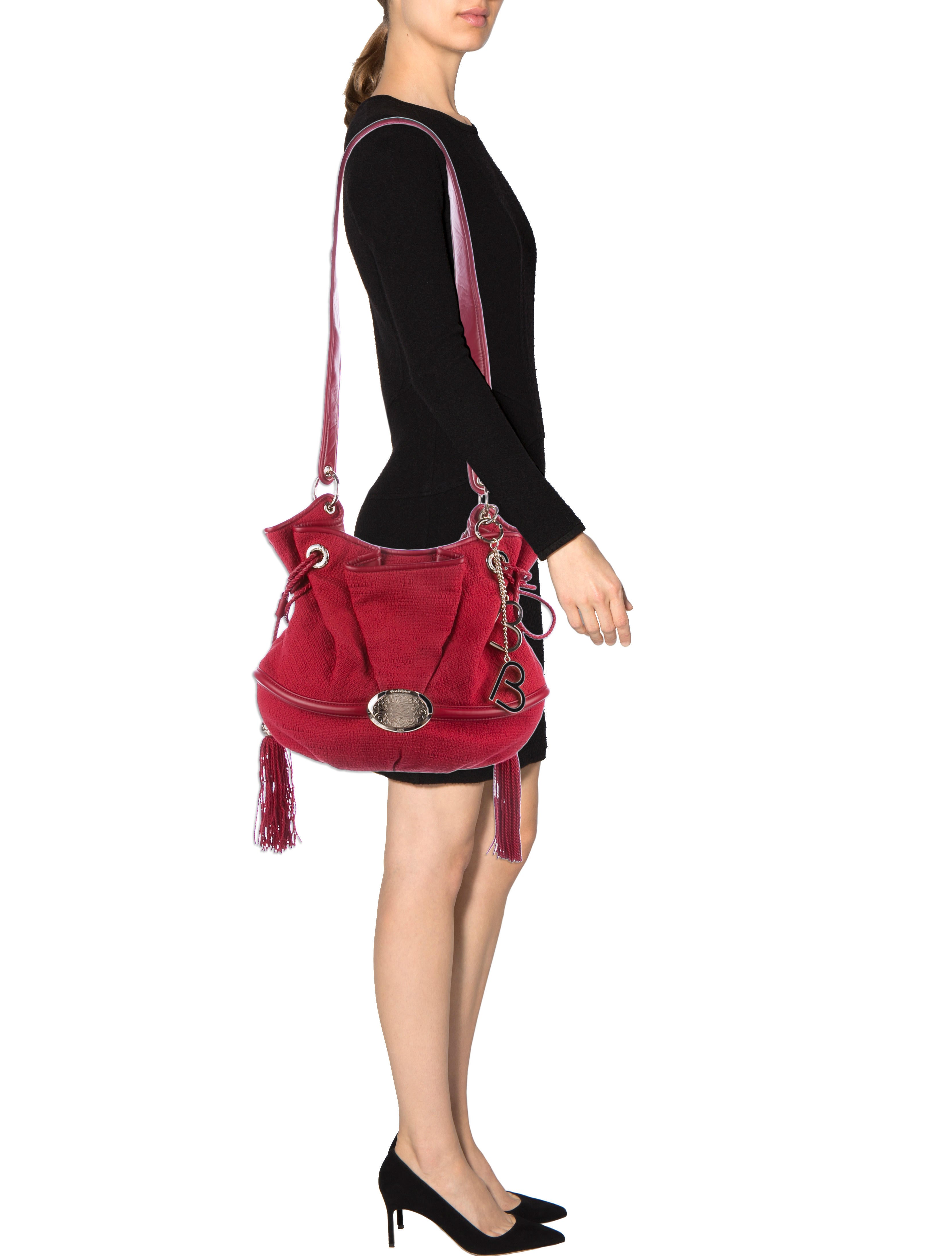 Lancel Le Brigitte Bardot Leather-Trimmed Woven Satchel - Red Satchels ...