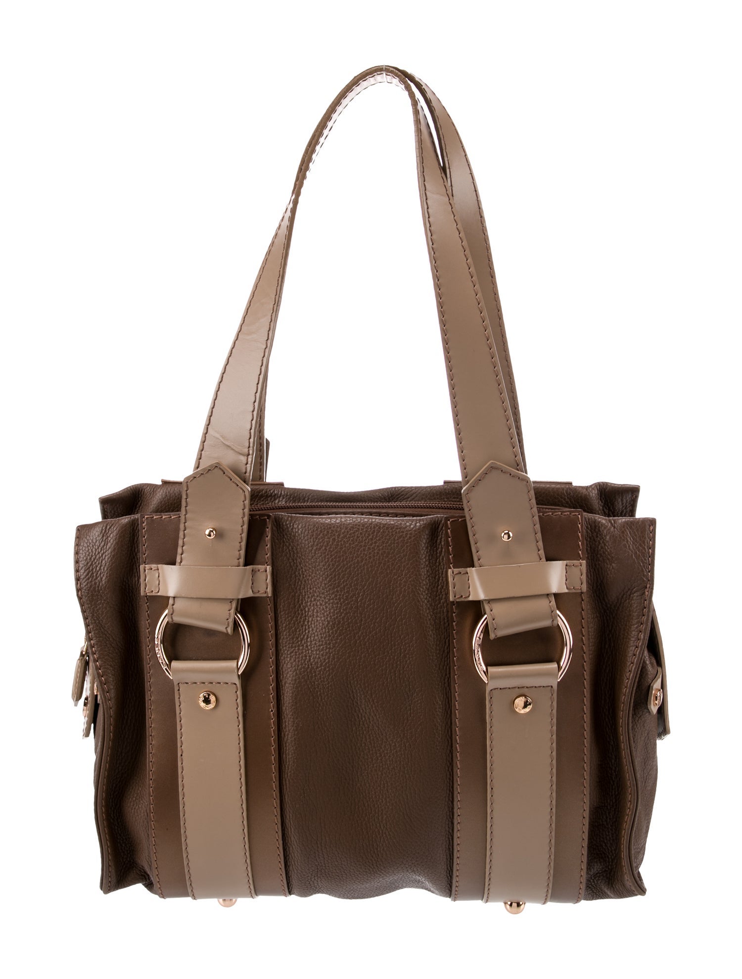 Lancel Leather Shoulder Bag - Brown Shoulder Bags, Handbags ...
