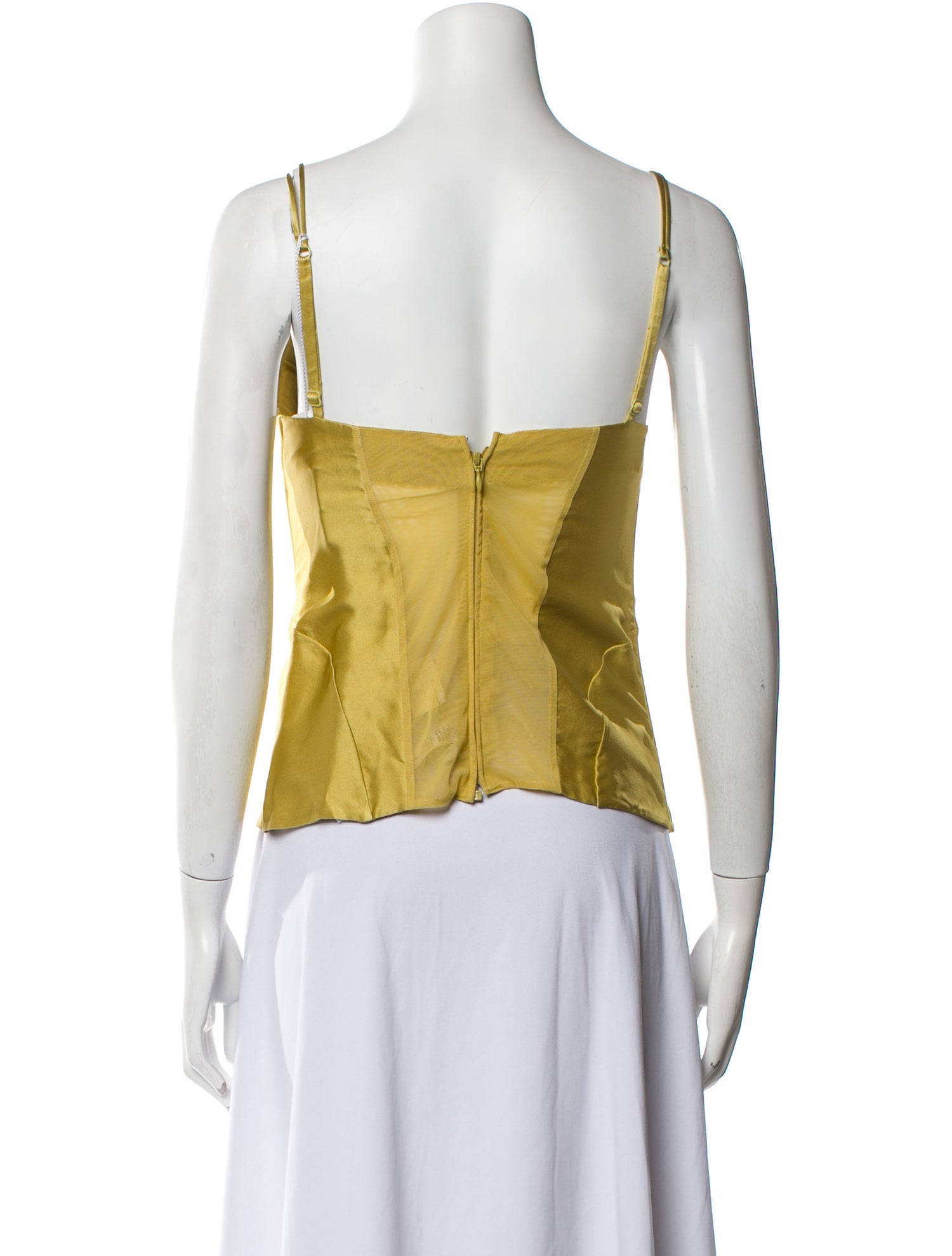 La Perla Silk V-Neck Top w/ Tags - Green Tops, Clothing - LAP33213 ...