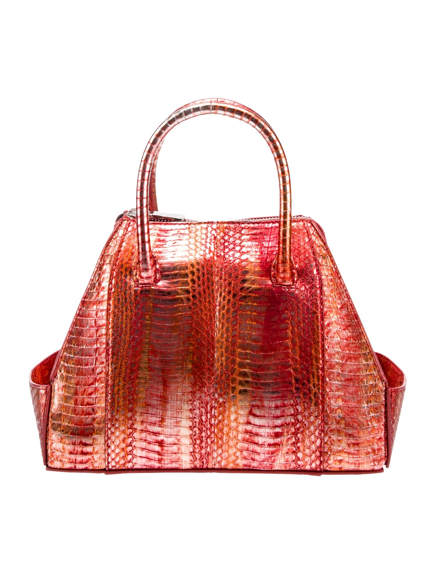 La Perla Leather Handle Bag - Metallic Handle Bags, Handbags - LAP33316 ...