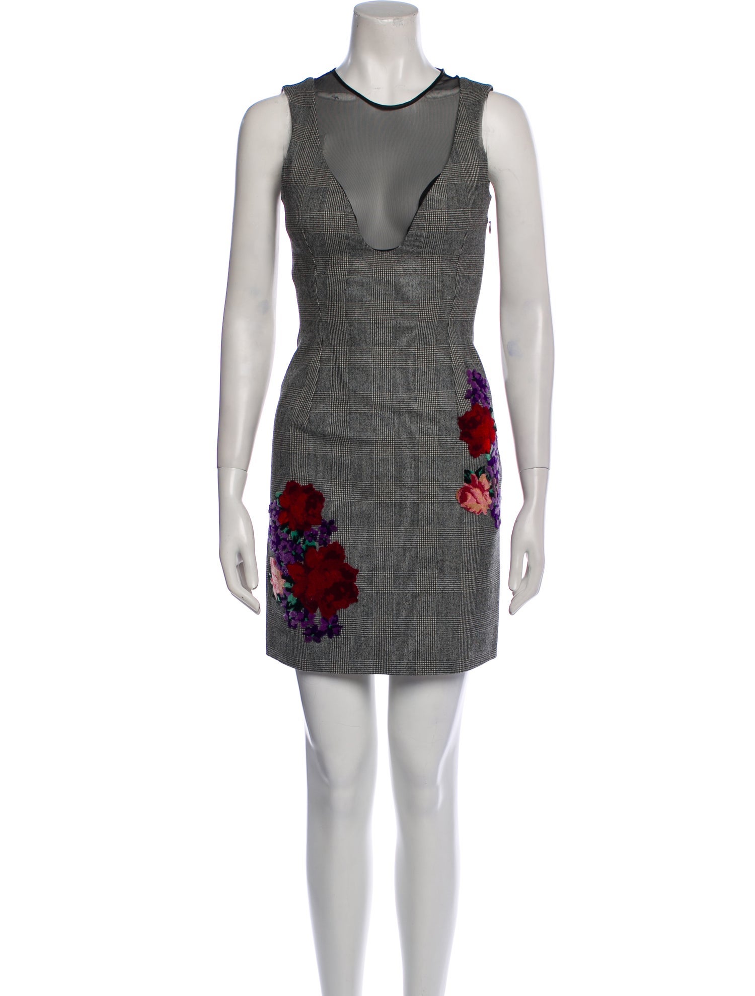 Teri Jon Printed Mini Dress - Black Dresses, Clothing - WTERJ23030 ...