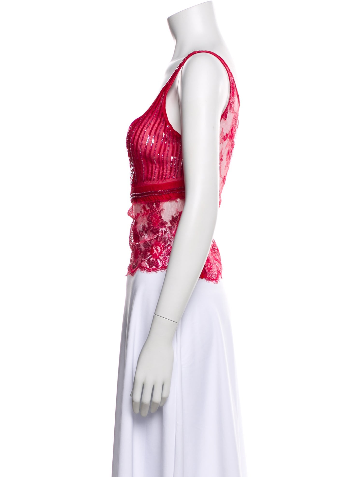 Eres Striped Mock Neck Tunic - White Tops, Clothing - WE428158 | The ...