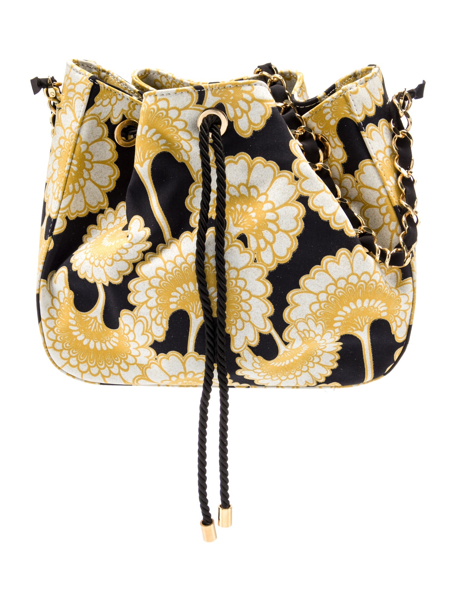 La Petite Robe di Chiara Boni Nylon Chain-Link Bag - Black Crossbody ...