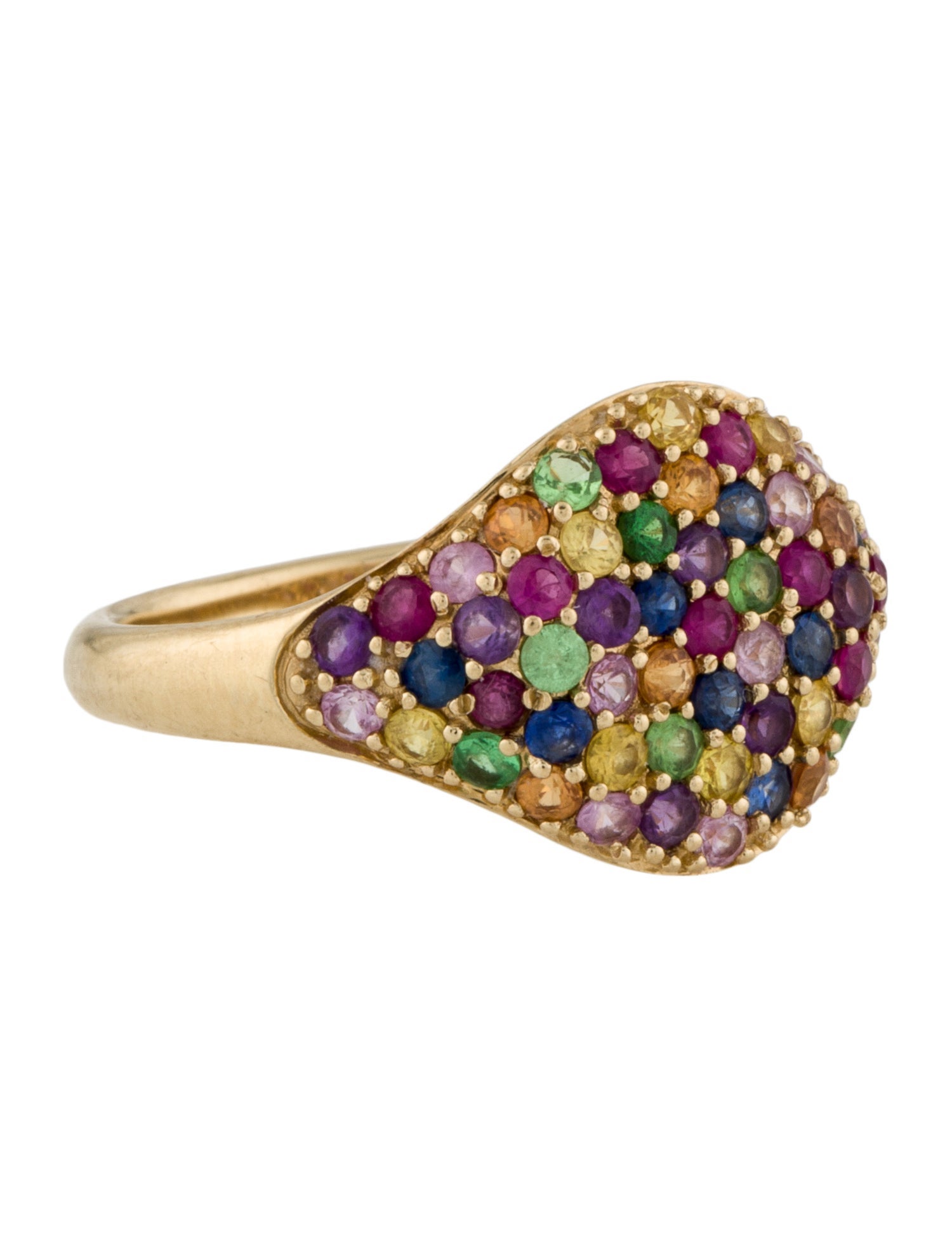 Ring 14K Opal & Ruby Ring - Gold, 14K Yellow Gold Cocktail Ring, Rings ...