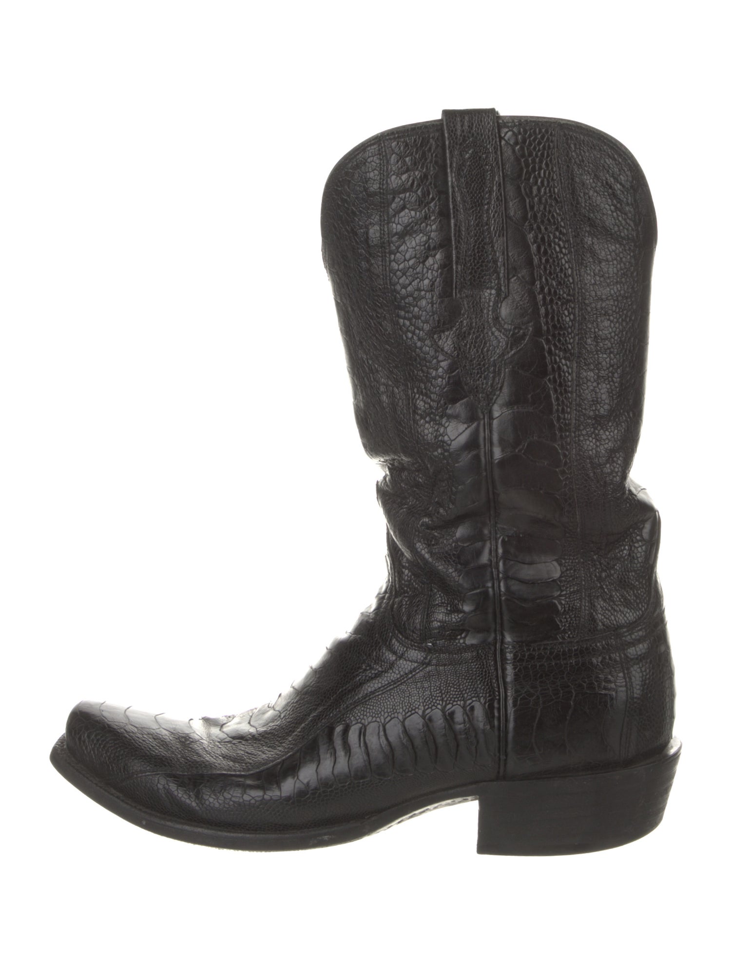 Lucchese Crocodile Western Boots - Black Boots, Shoes - LCC24685 | The ...