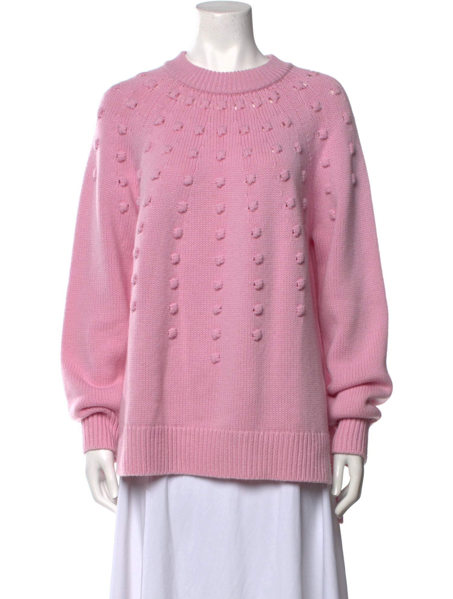 Lela Rose Crew Neck Sweater w/ Tags - Pink Knitwear, Clothing ...