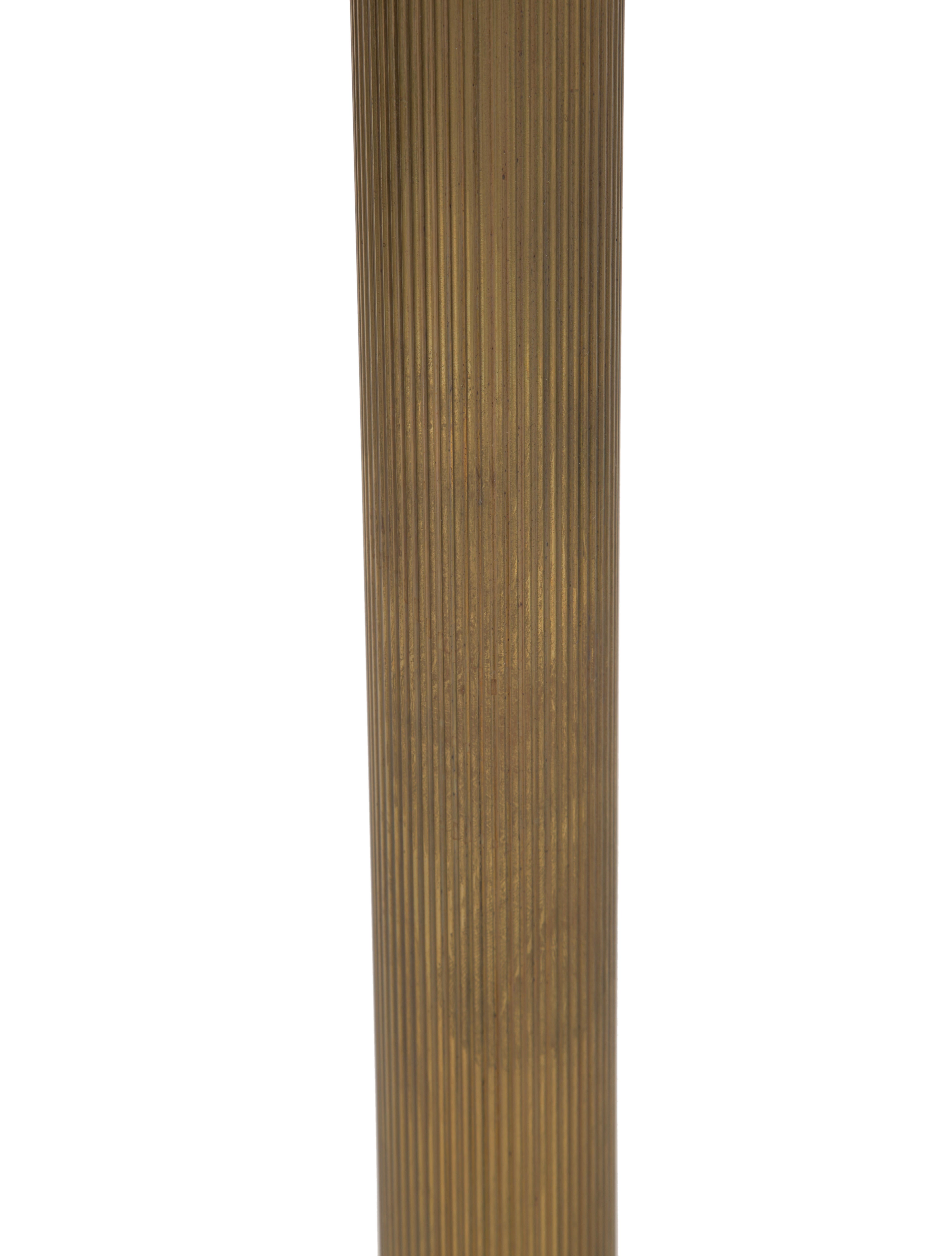 Fluted Brass Floor Lamp - Lighting - LGHTI20044 | The RealReal