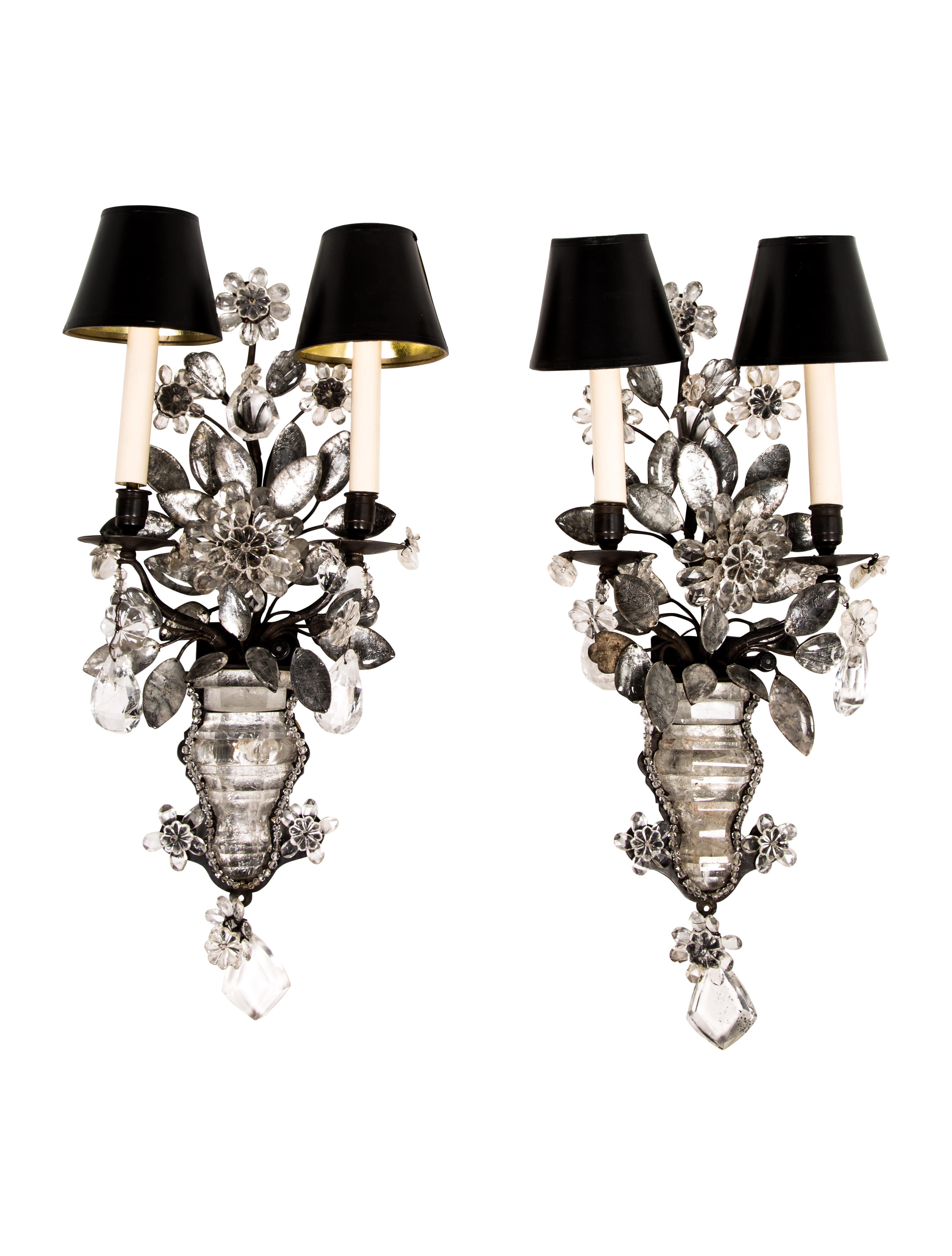 Lighting Rock Crystal Sconces - Clear Ceiling & Fixtures, Lighting ...