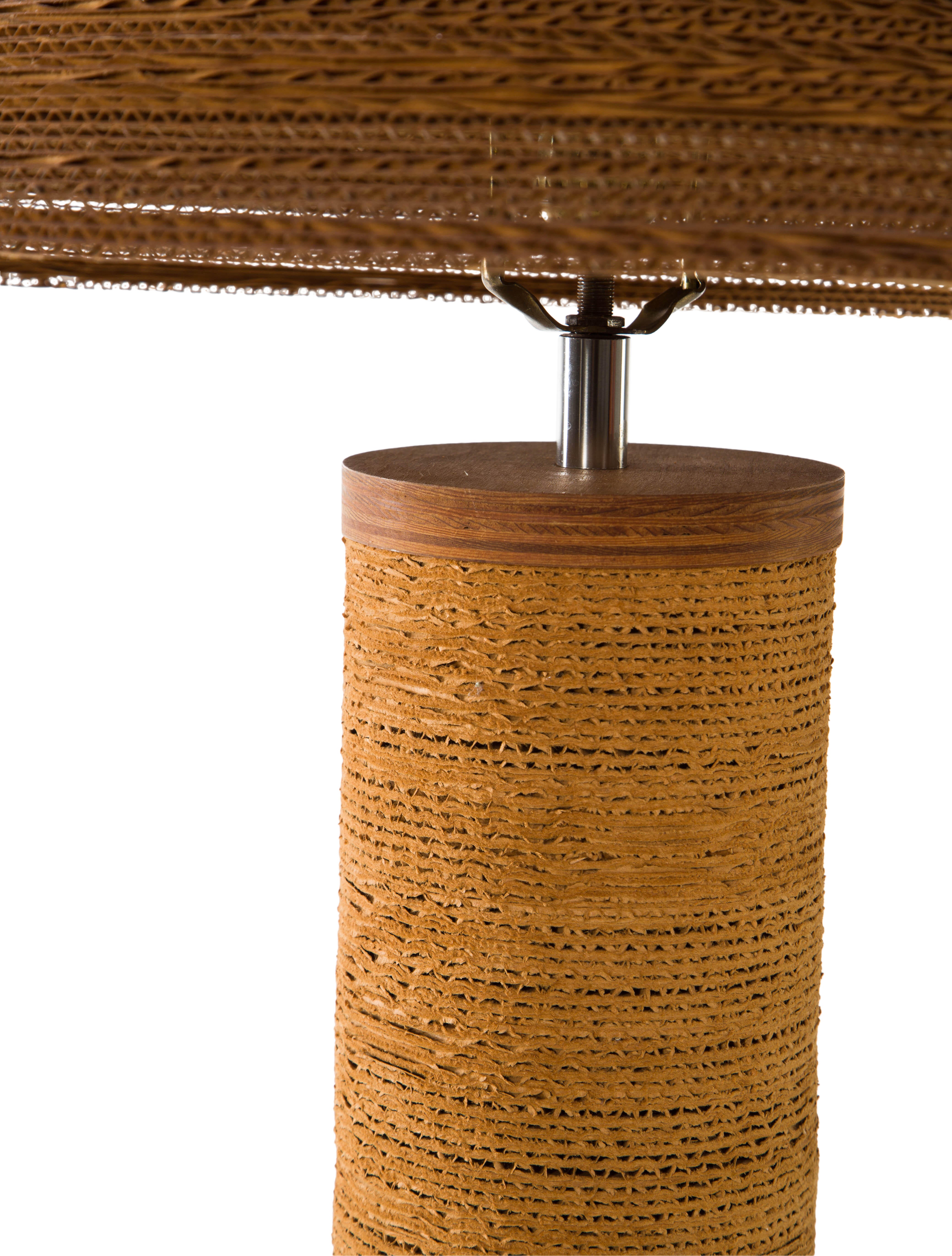 Lighting Gregory Van Pelt Corrugated Paper Table Lamp - Brown, 1 pieces ...