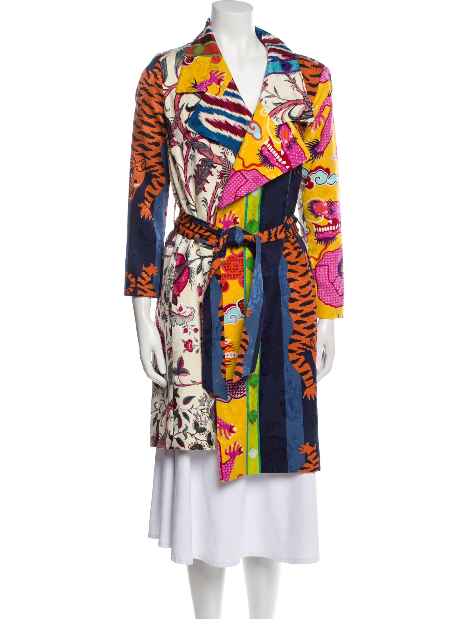 Sea New York Patterned Trench Coat - Coats, Clothing | The RealReal