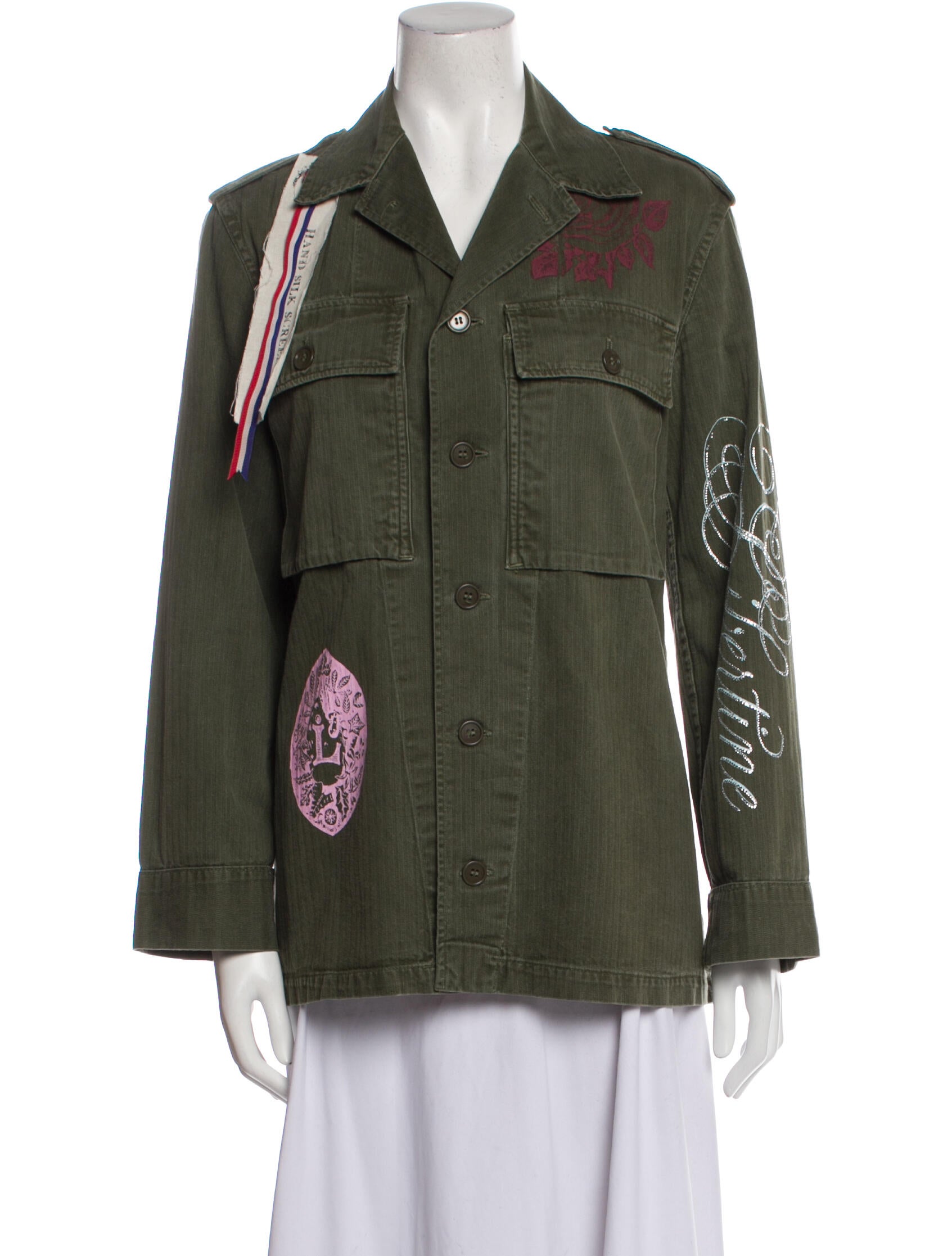 Libertine Printed Utility Jacket w/ Tags - Green Jackets, Clothing ...