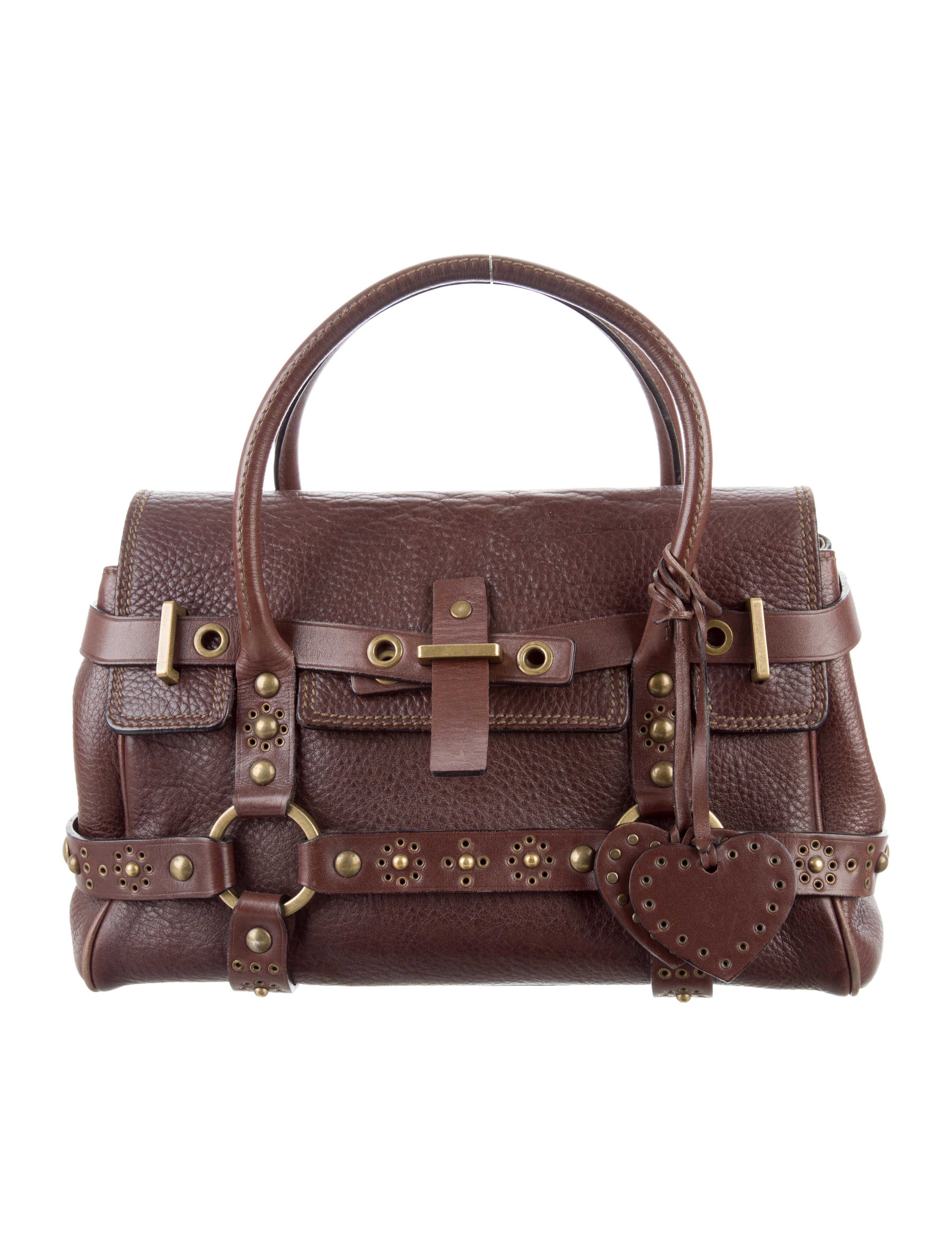 Luella Leather Gisele Bag - Brown Handle Bags, Handbags - LLA20020 ...