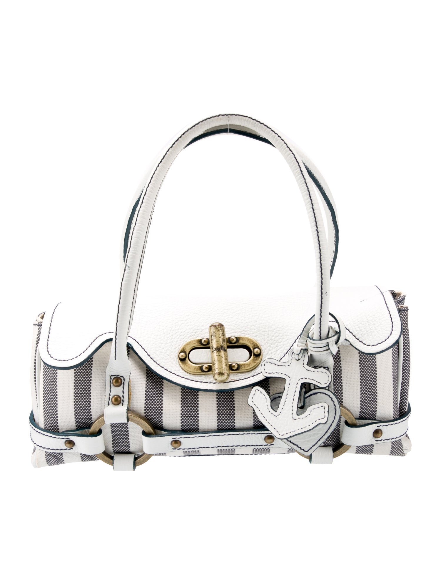 Luella Leather Handle Bag - Neutrals Shoulder Bags, Handbags - LLA20526 ...