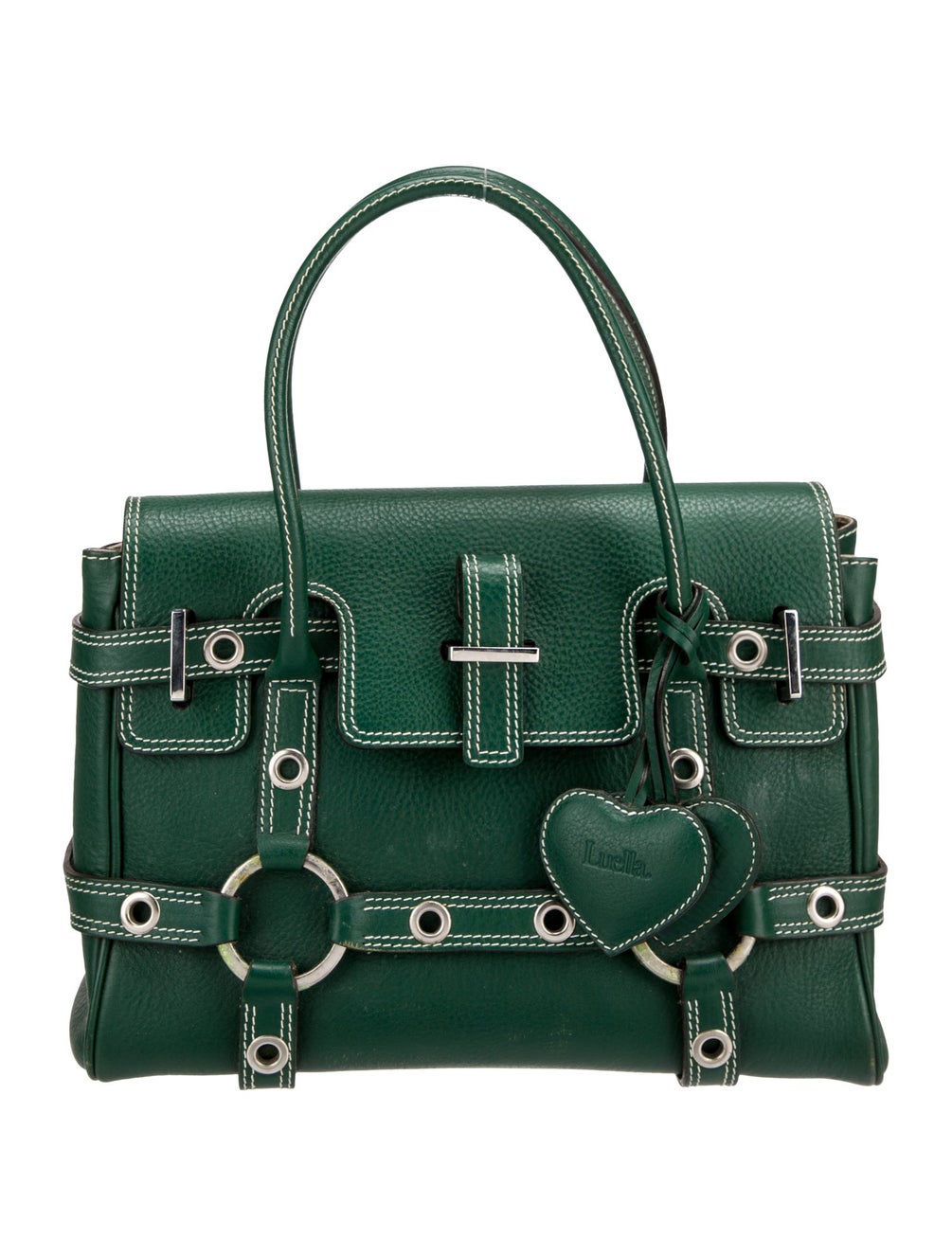 Luella Leather Handle Bag - Green Handle Bags, Handbags - LLA20532 ...
