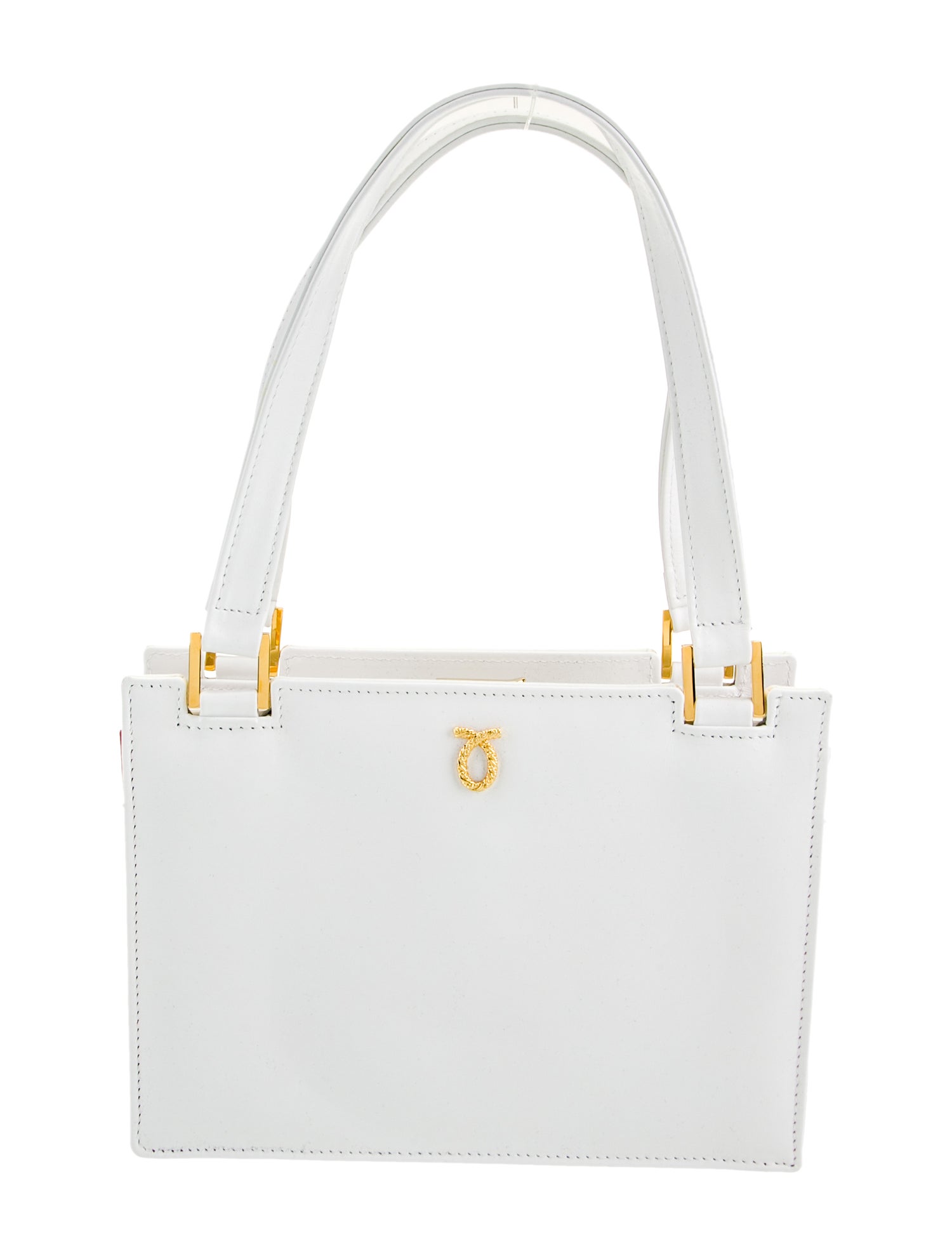 Launer London Leather Shoulder Bag - White Shoulder Bags, Handbags ...