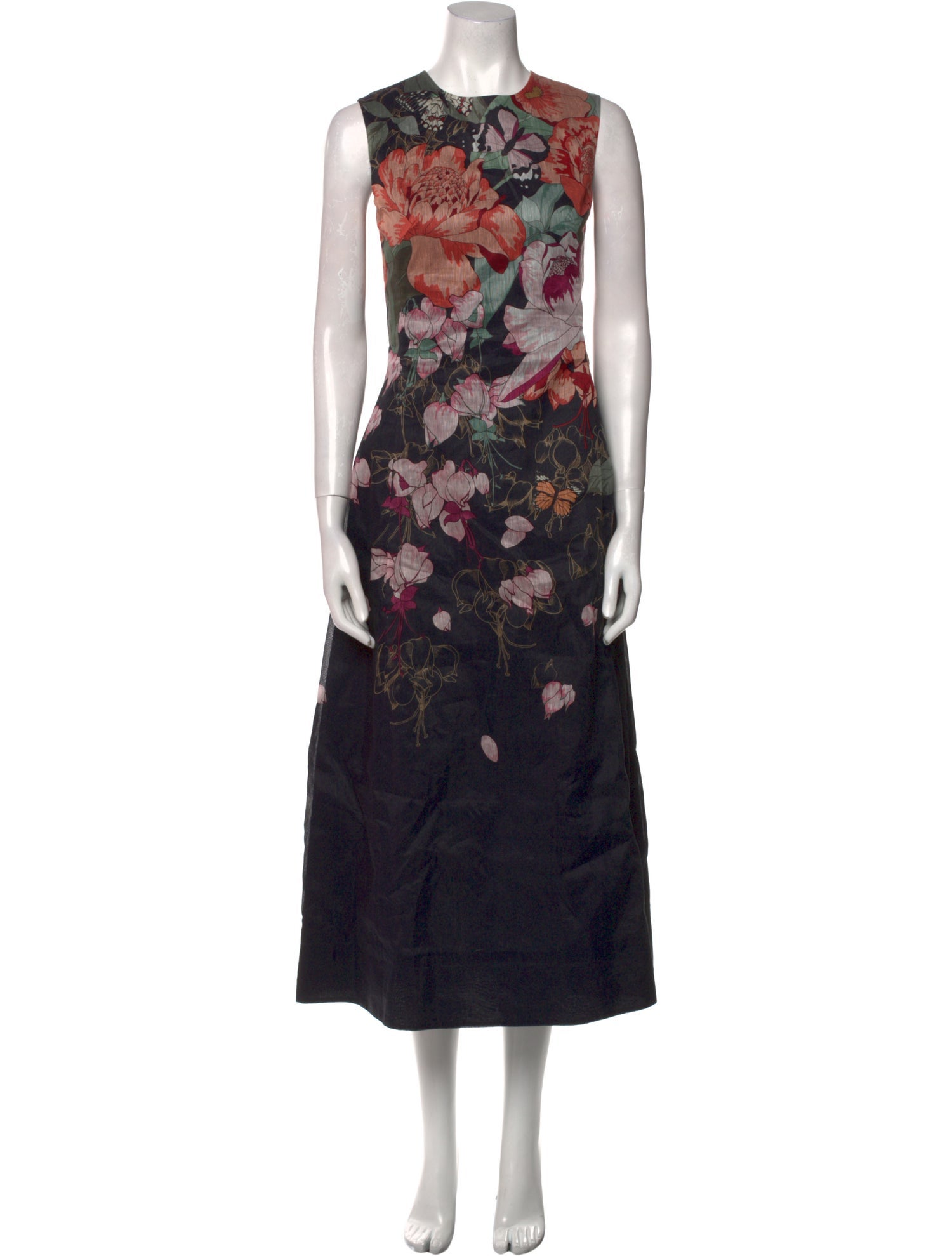 Leo Lin Linen Long Dress - Black Dresses, Clothing - LLEIO20256 | The ...