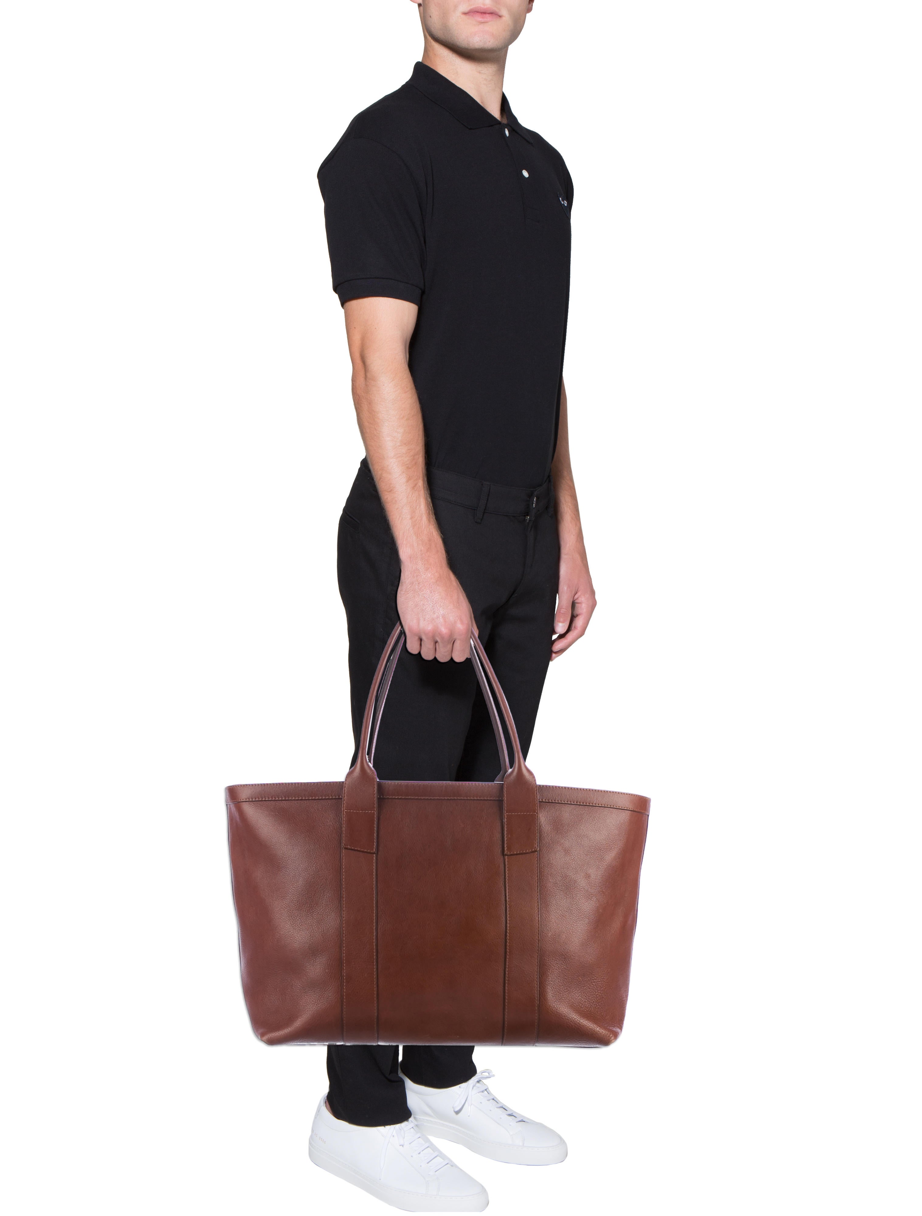 Lotuff Leather Shopper Tote Bag - Brown Totes, Bags - LLF20007 | The ...