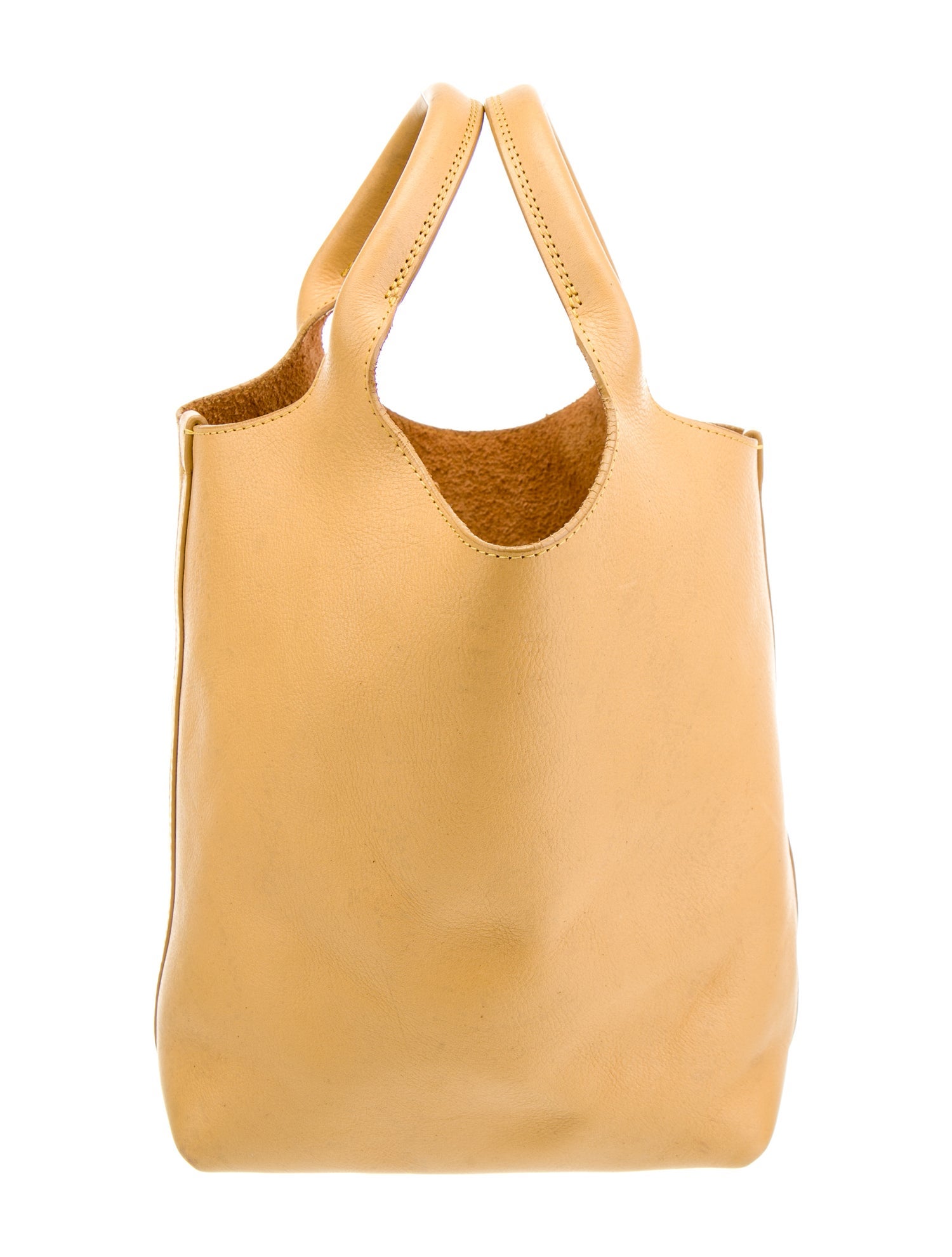 Lotuff Leather Leather Handle Bag - Yellow Handle Bags, Handbags ...
