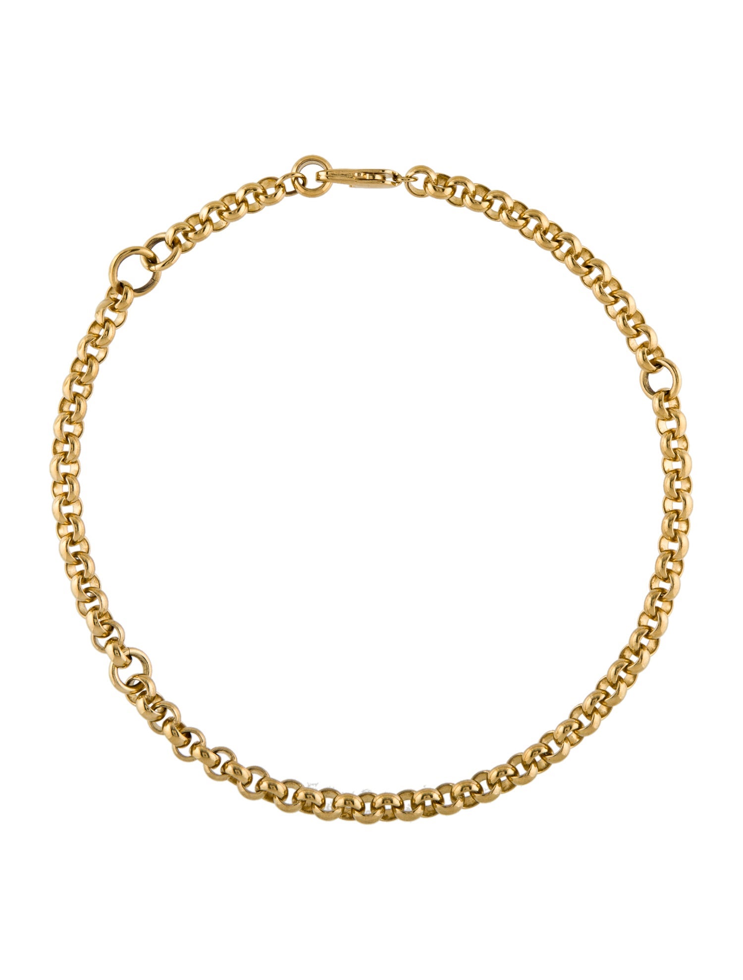 Elizabeth Locke 18K Link Necklace - Gold, 18K Yellow Gold Chain ...