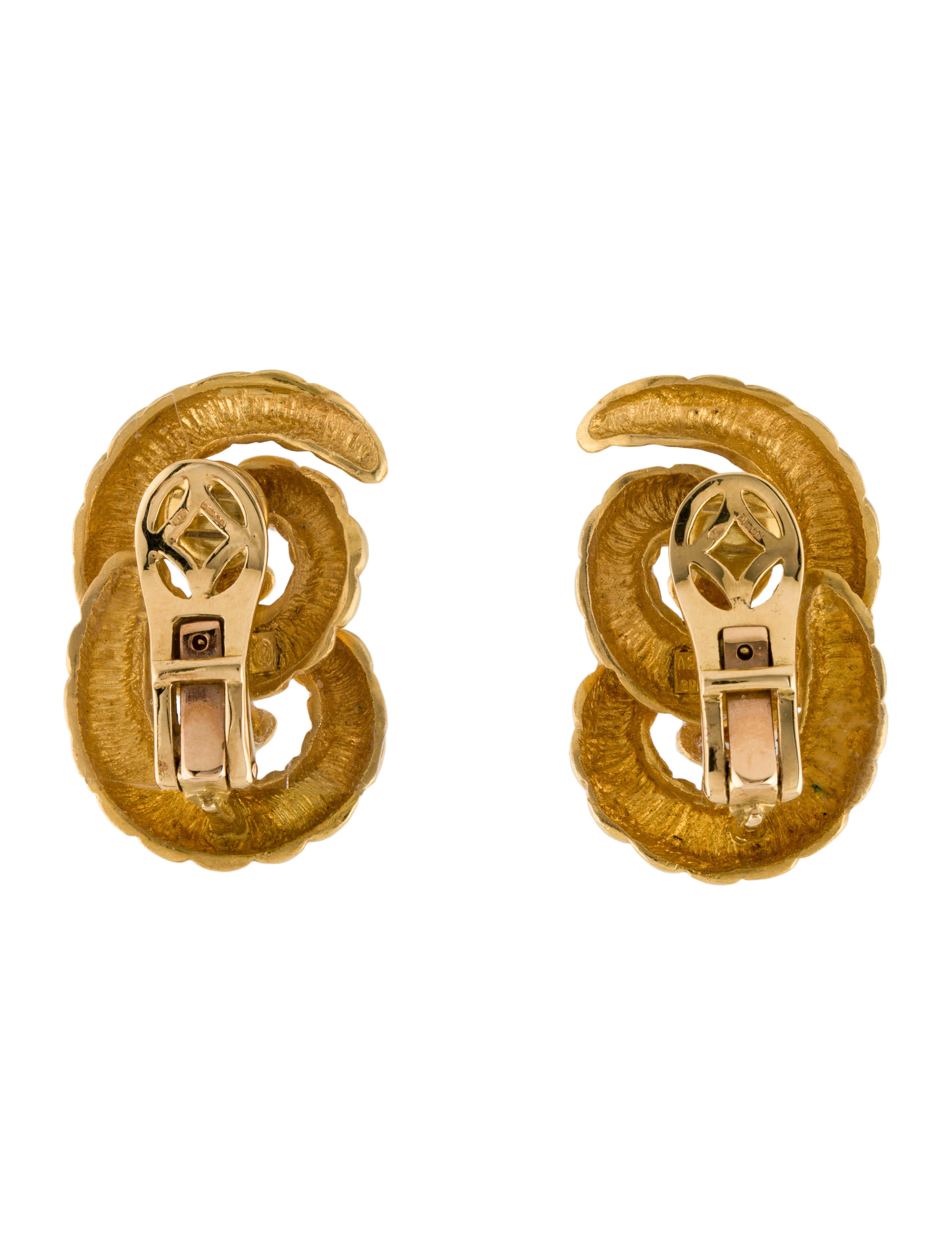 Lalaounis Vintage Clip-On Earrings - Clip-On, Earrings - LLN20711 | The ...