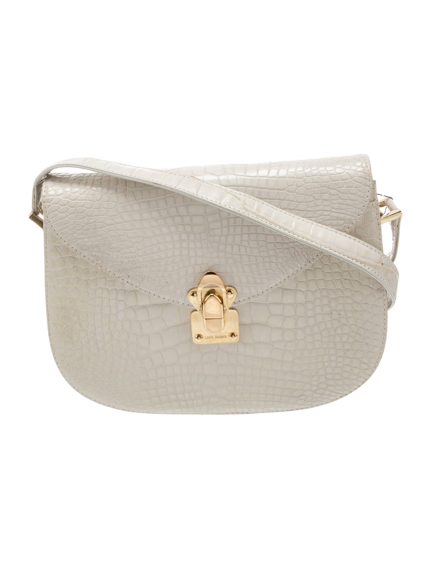 Finesse La Model Lizard Shoulder Bag - Neutrals Shoulder Bags, Handbags ...