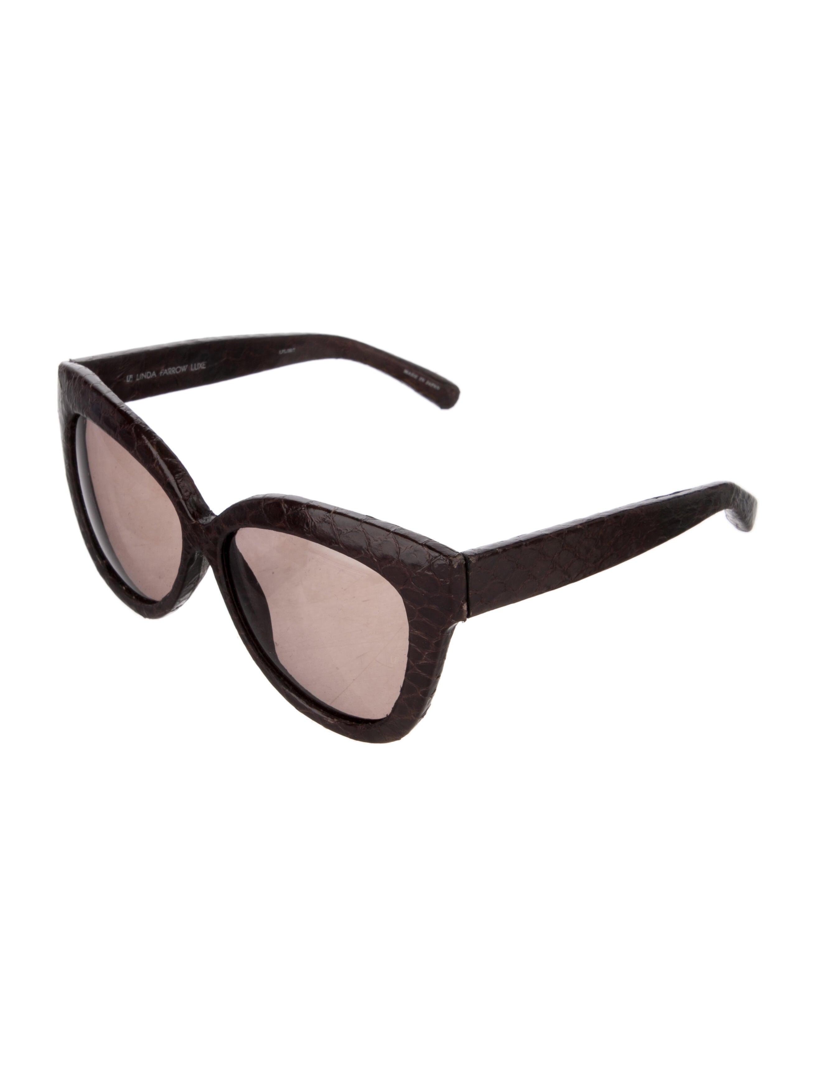 Linda Farrow Sunglasses - Brown Sunglasses, Accessories - LNF20040 ...