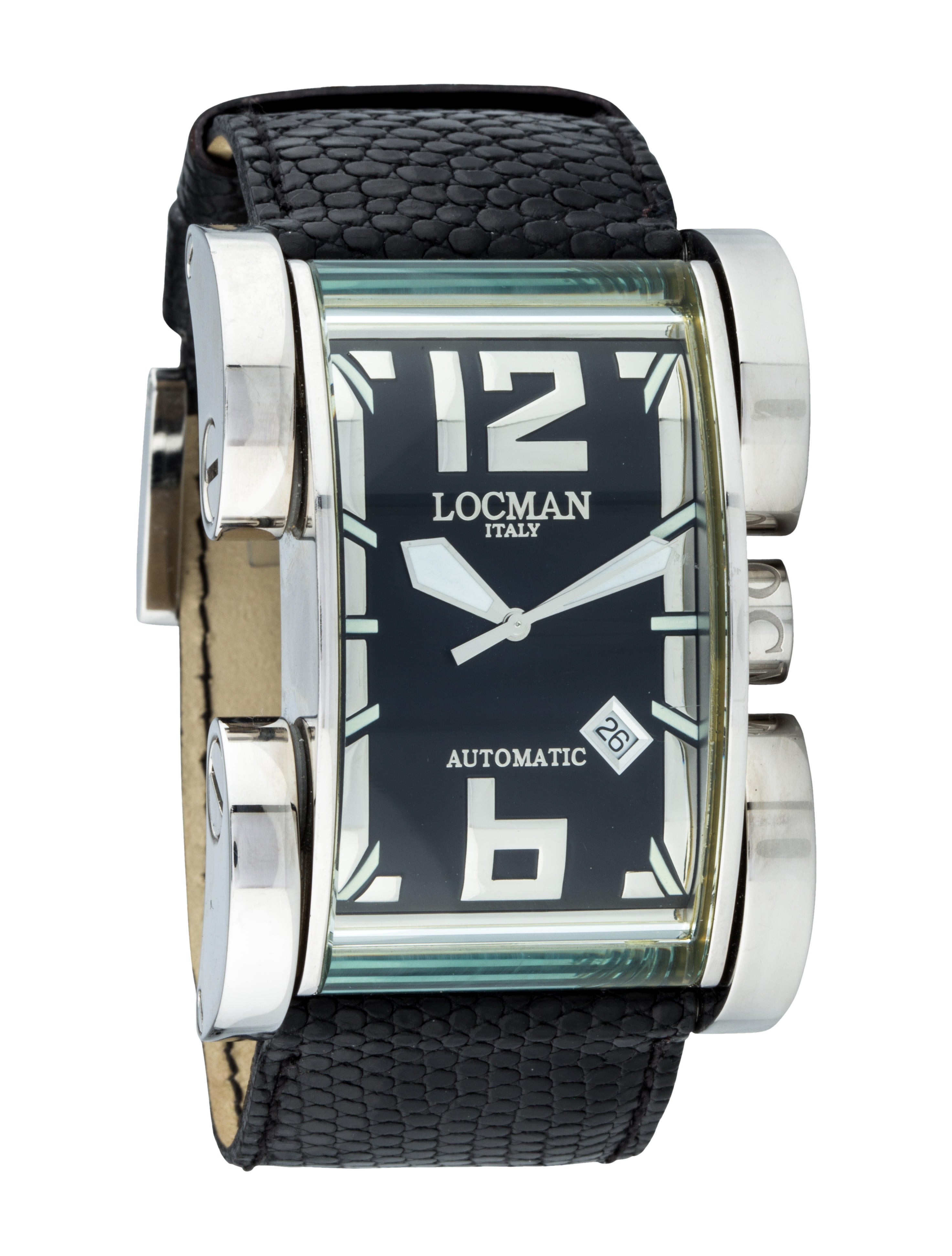 Locman Latin Lover Automatic Watch - Black, Stainless Steel - LOC20020 ...