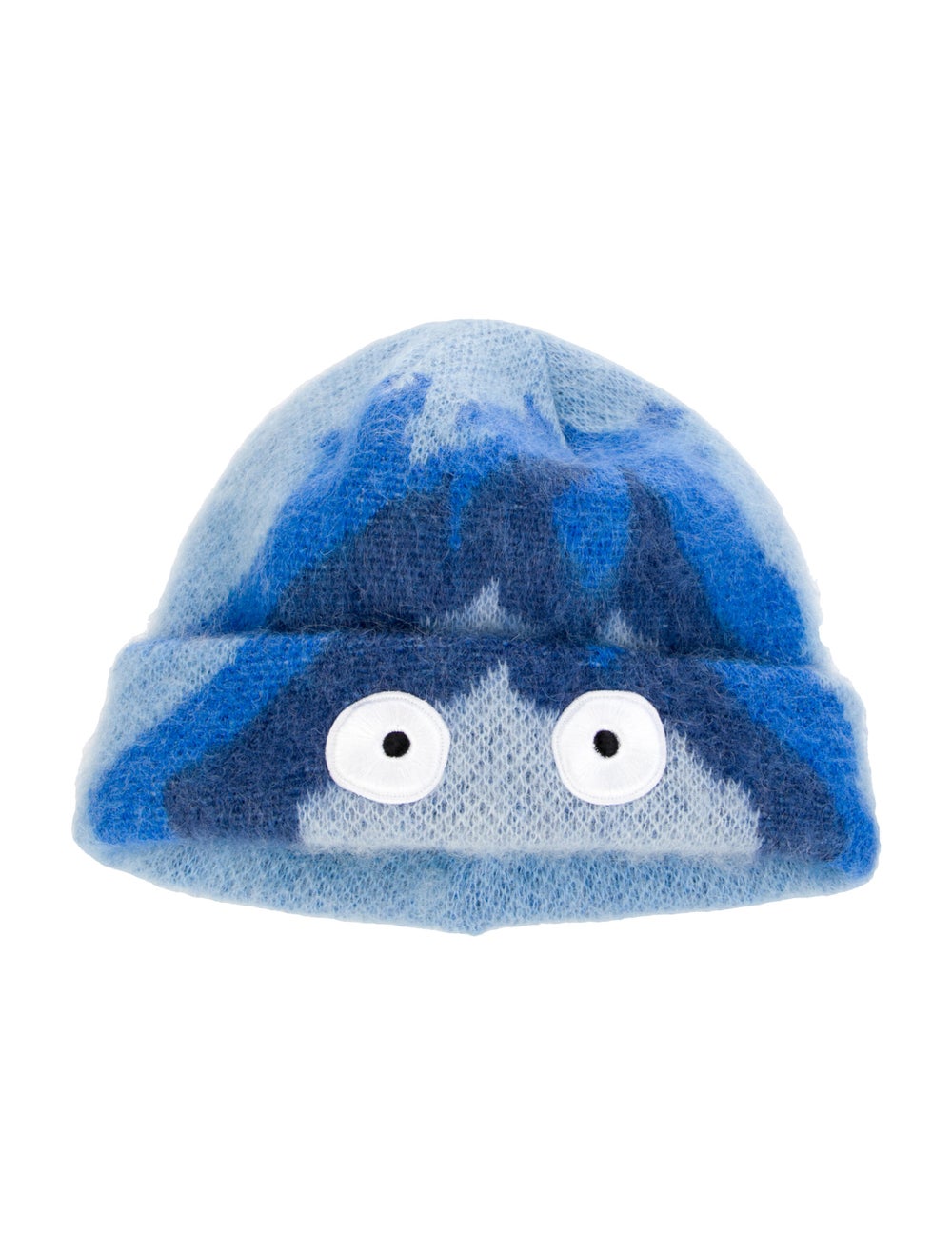 LOEWE x Studio Ghibli Mohair Calcifer Beanie - Blue Hats, Accessories ...