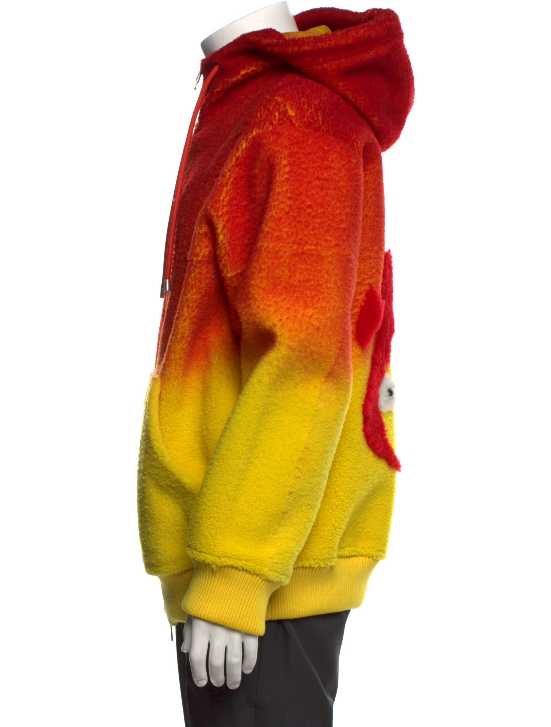 LOEWE x Studio Ghibli Calcifer Shearling Shearling Hoodie w/ Tags ...