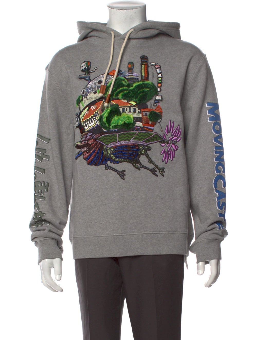 LOEWE x Studio Ghibli 2023 Howl's Moving Castle Hoodie w/ Tags - Grey ...