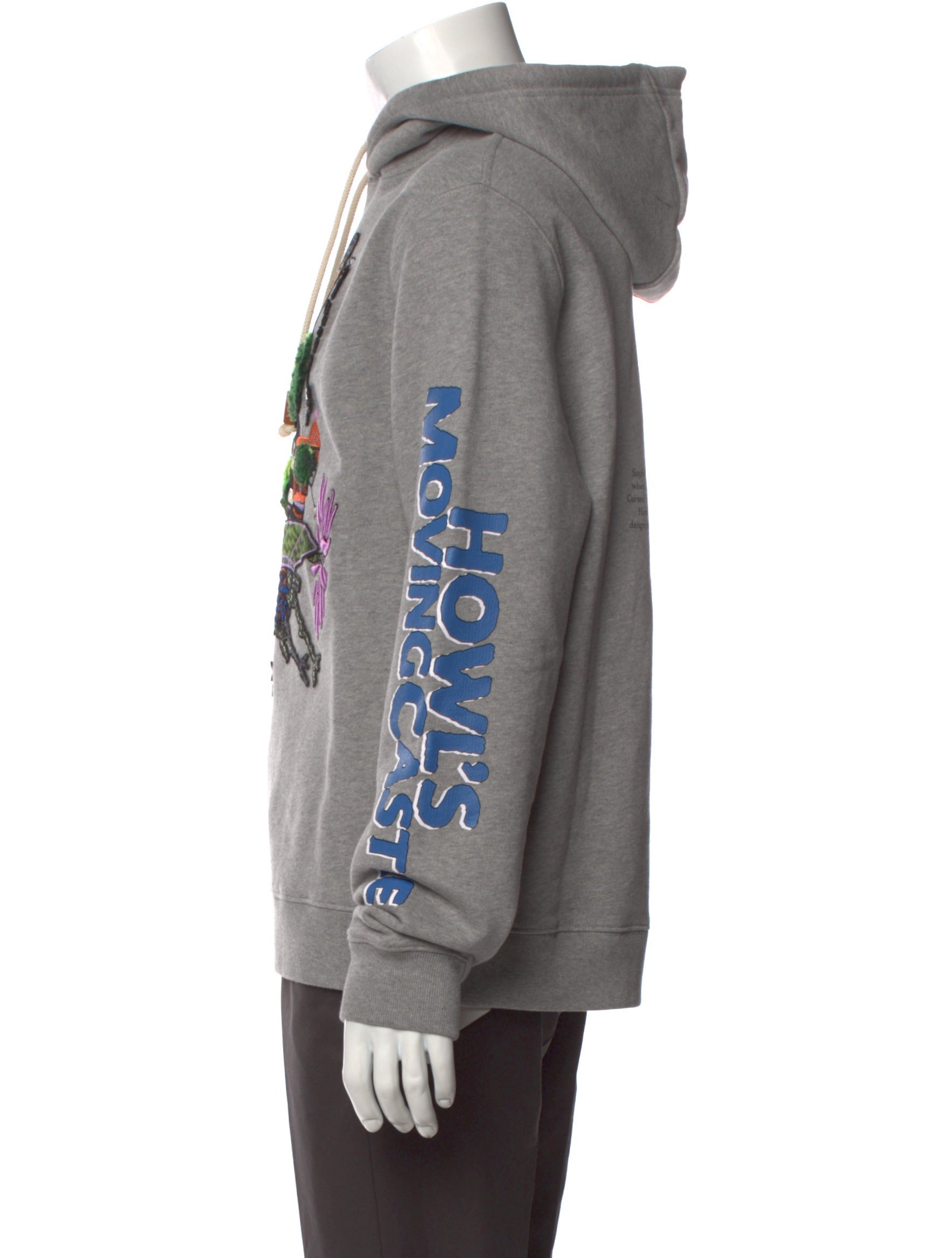 LOEWE x Studio Ghibli 2023 Howl's Moving Castle Hoodie w/ Tags - Grey ...