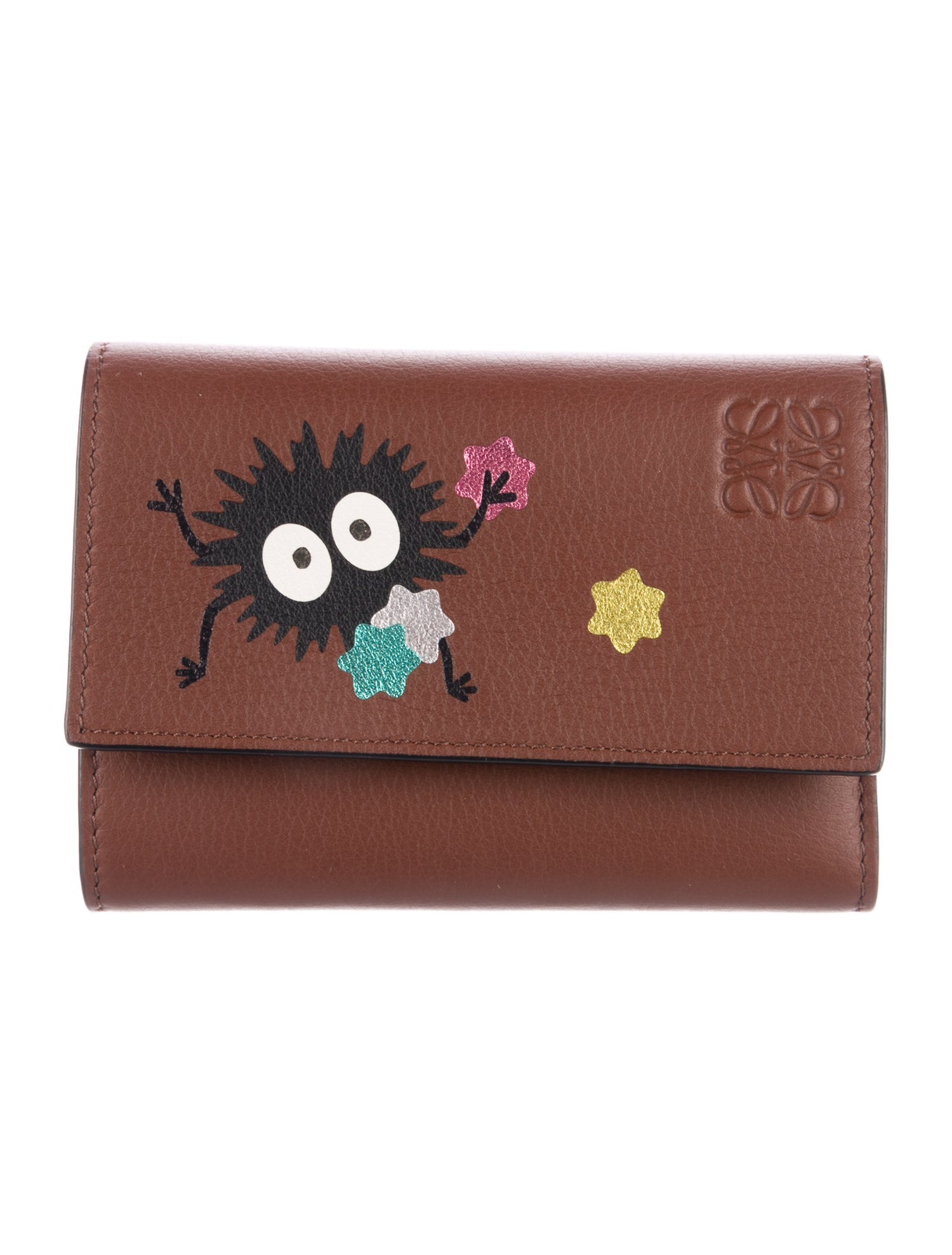 LOEWE x Studio Ghibli 2021 Soot Sprite Compact Wallet Compact Wallet ...