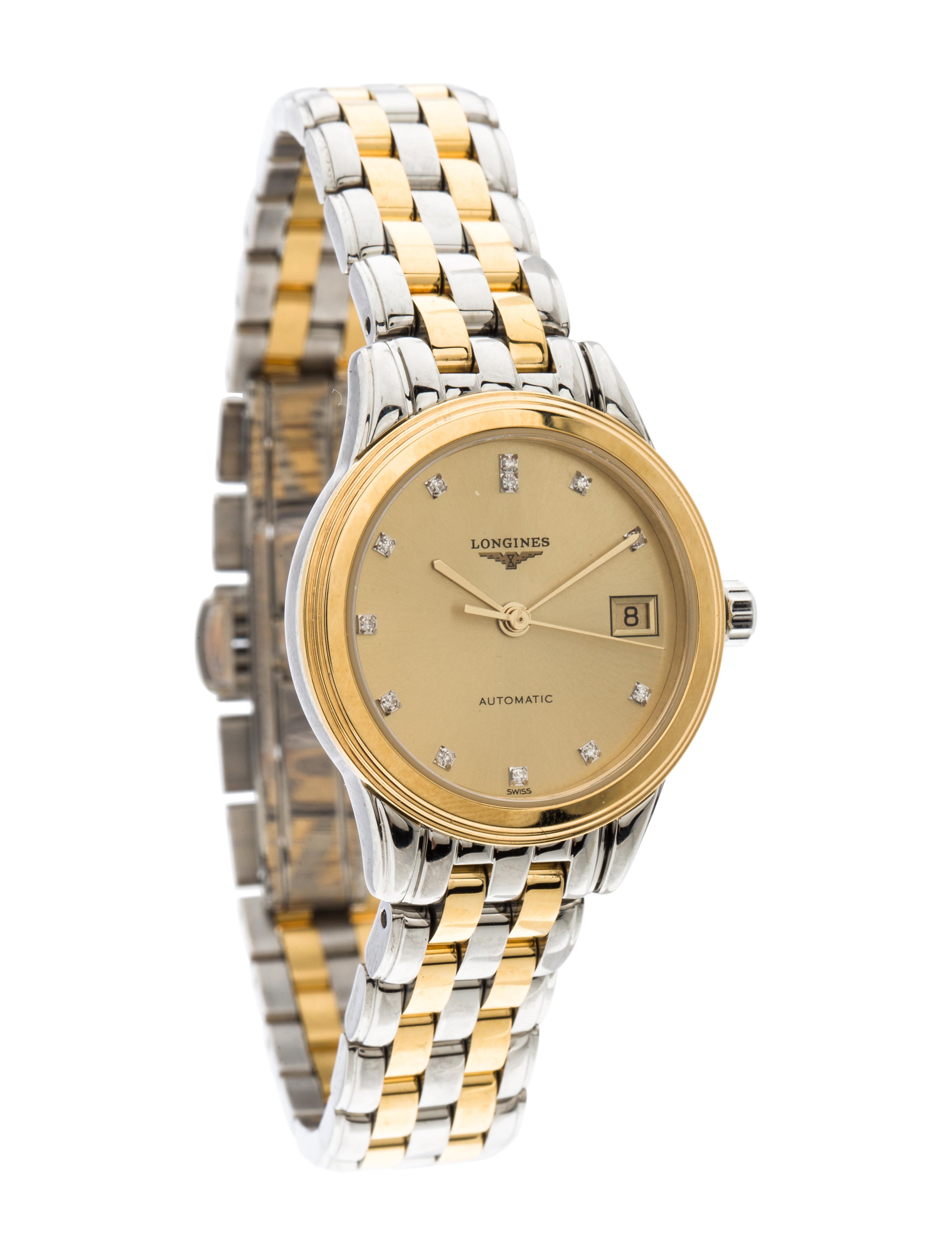 Longines Flagship Diamond Watch - Gold - LON20173 | The RealReal