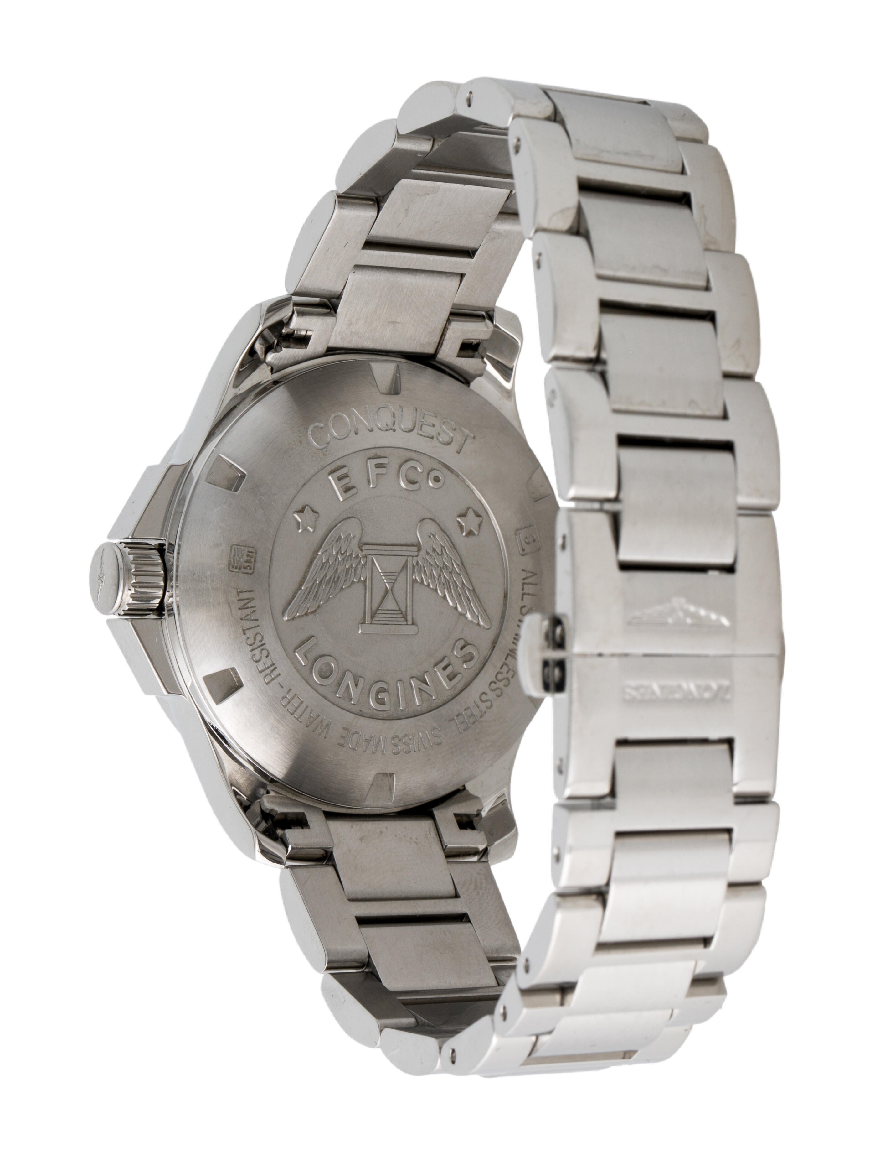 Longines Conquest GMT Automatic Watch - L36874996 | The RealReal