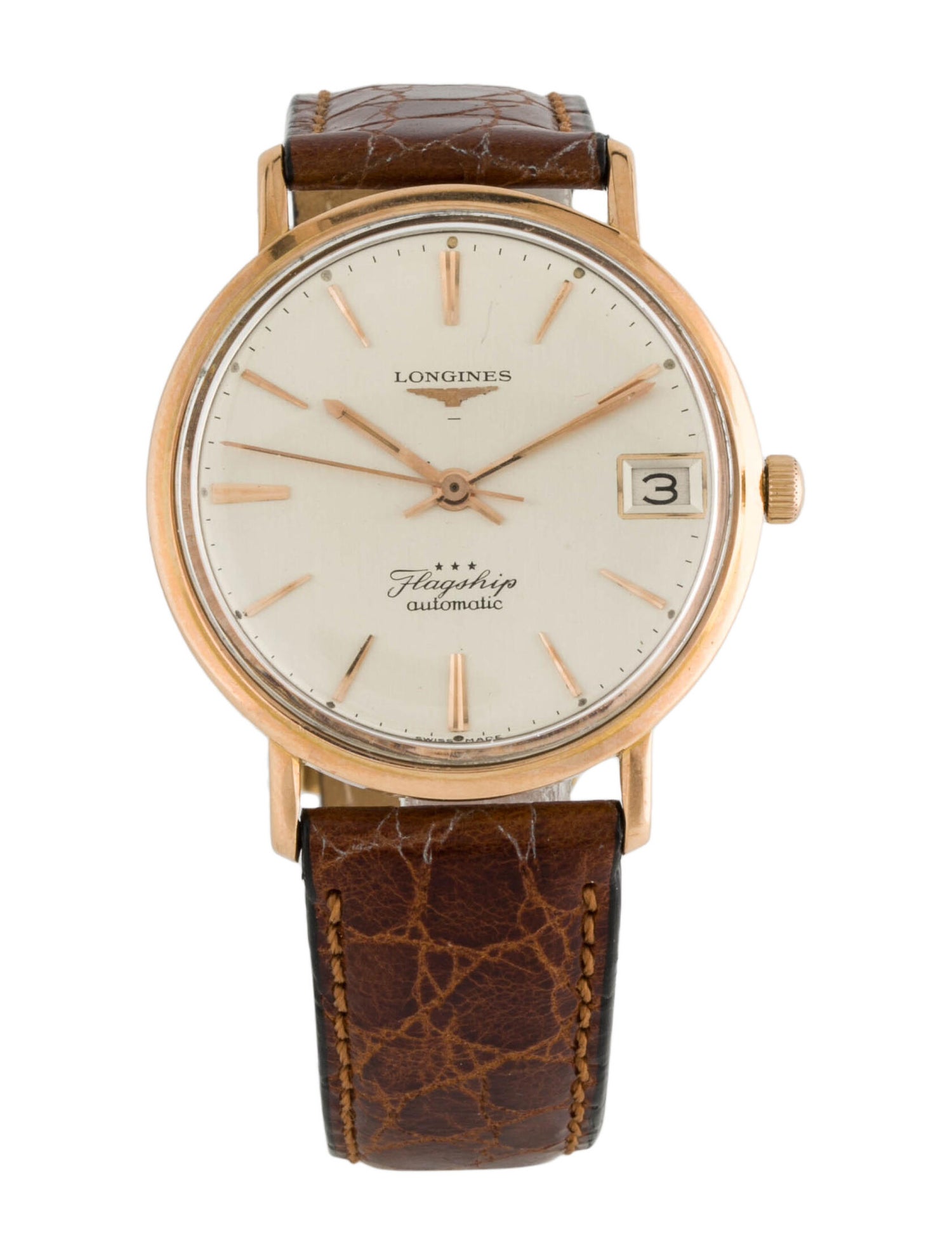 Longines Flagship Three Stars Watch - 3418 | The RealReal