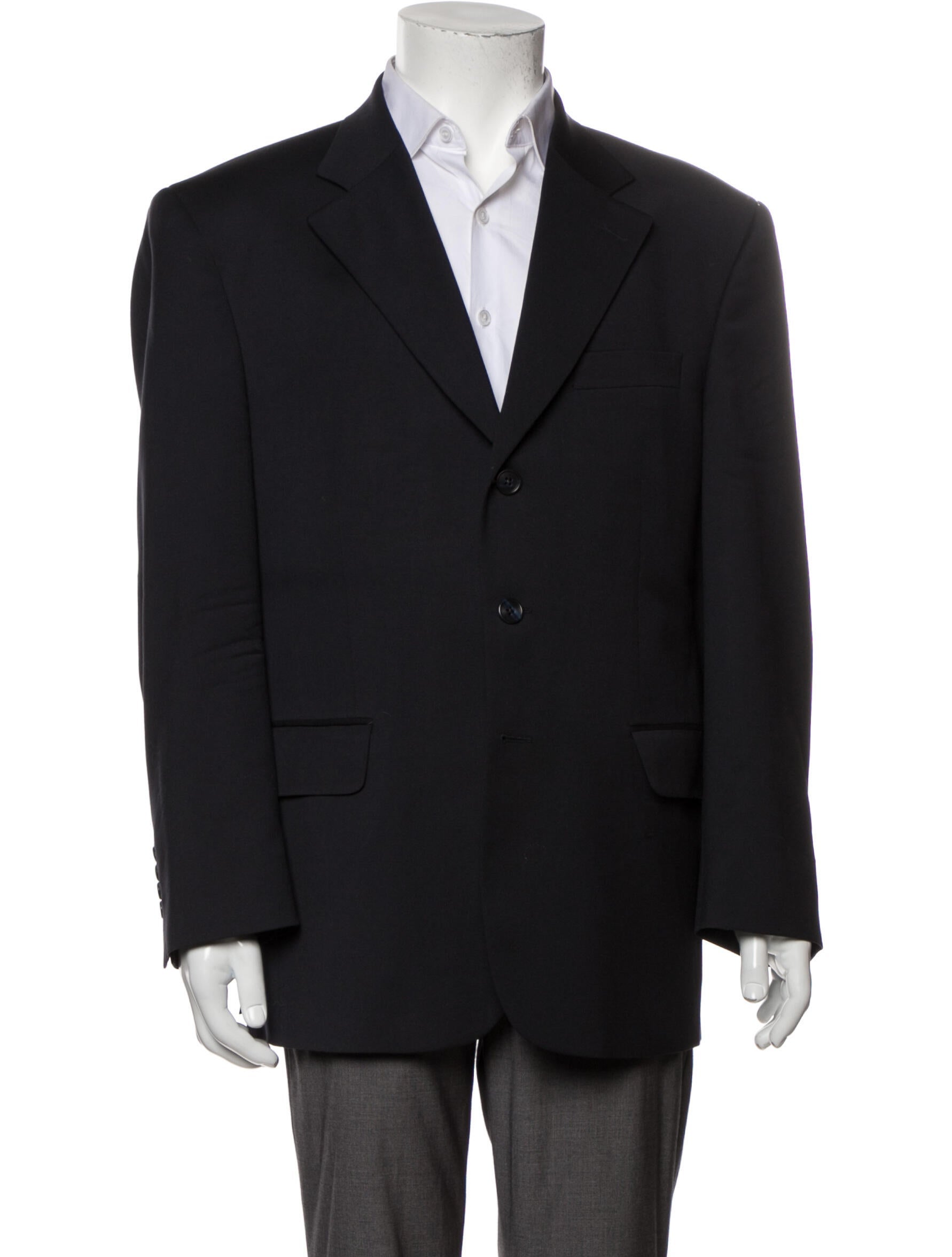 Burberry London Plaid Wool Suit - Blue, 10" Rise Suiting, Clothing ...