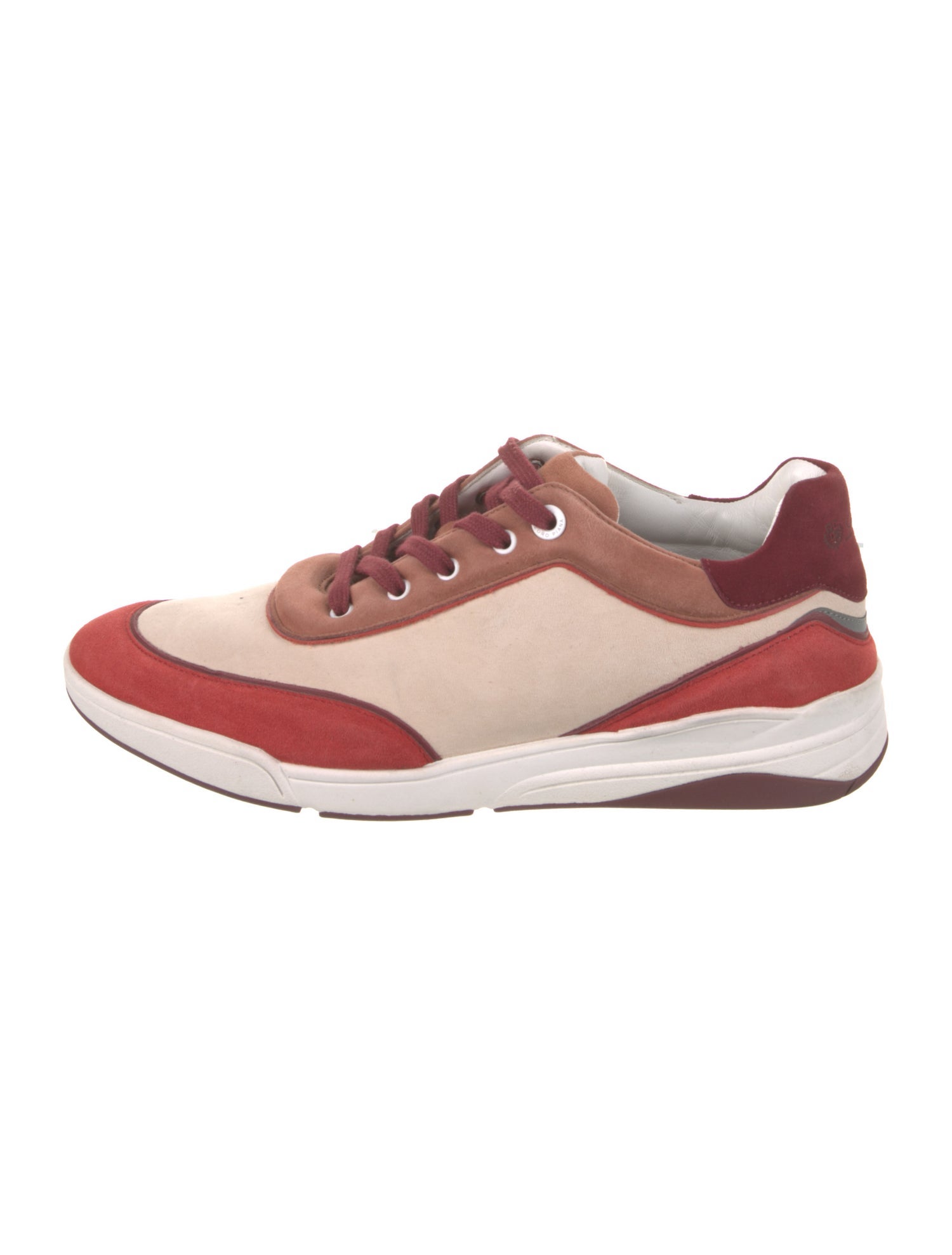 Loro Piana Colorblock Pattern Sneakers - Red Sneakers, Shoes ...