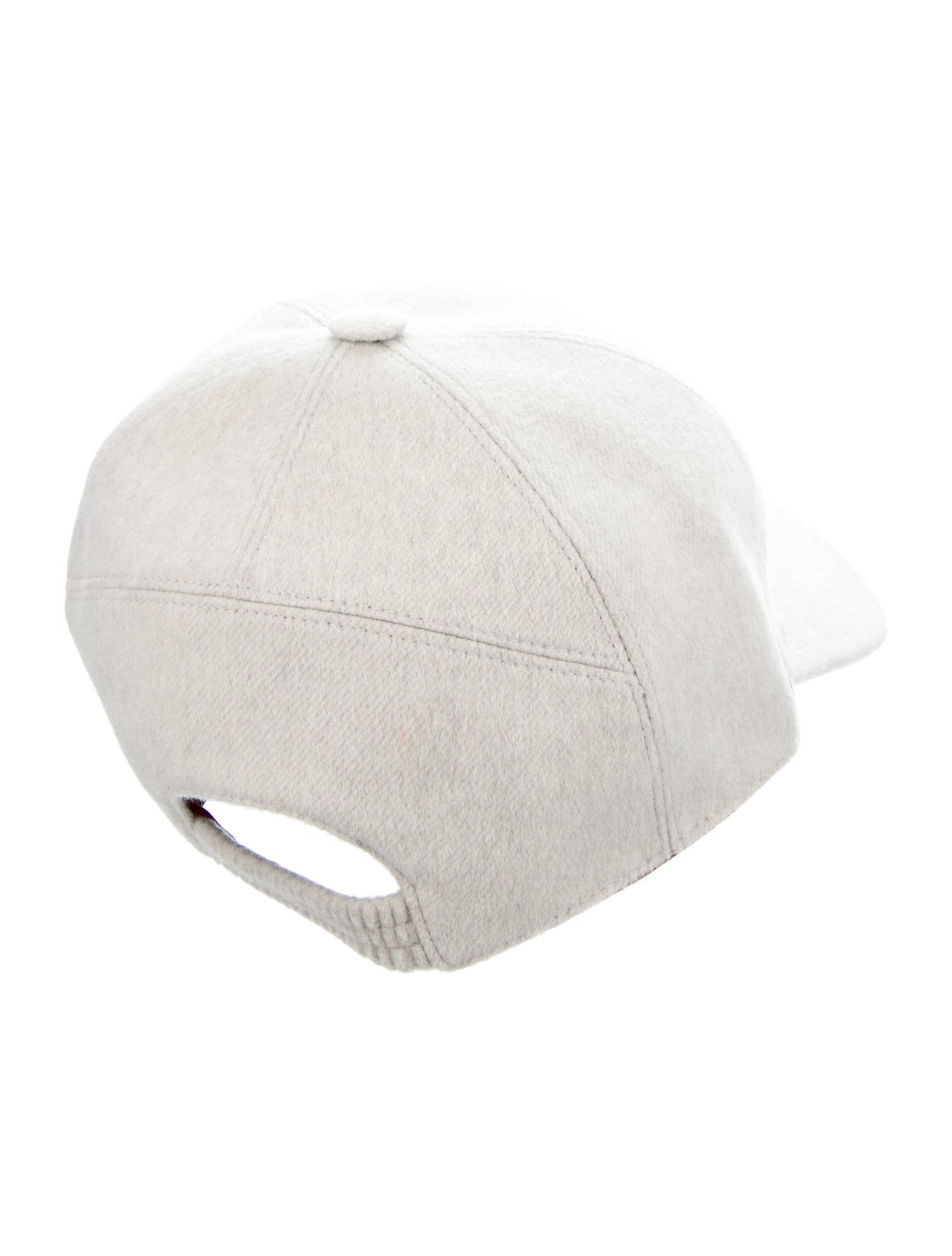 Loro Piana Cashmere Baseball Cap - Grey Hats, Accessories - LOR148391 ...