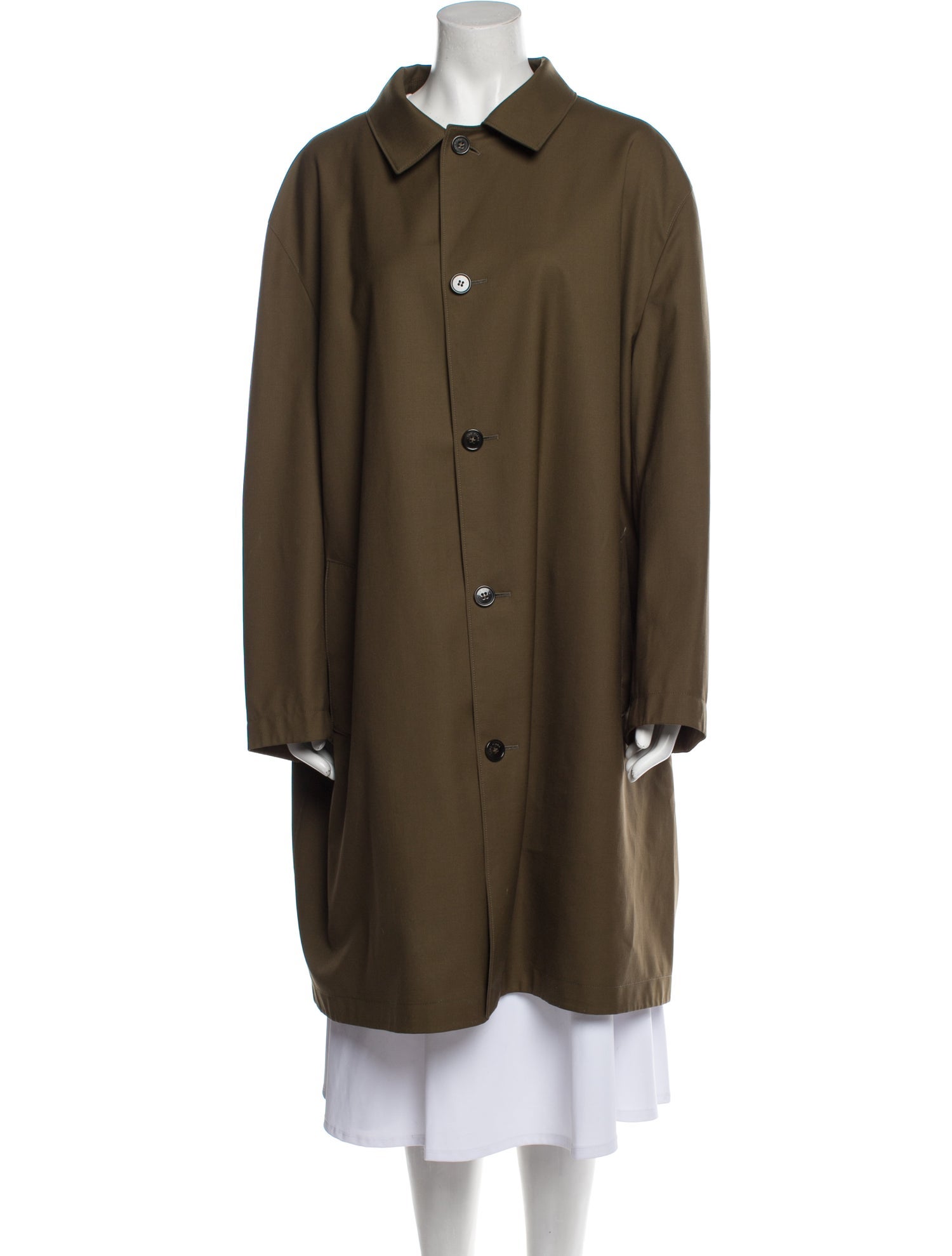 Loro Piana Virgin Wool Reversible Trench Coat - Brown Coats, Clothing - LOR150044 | The RealReal