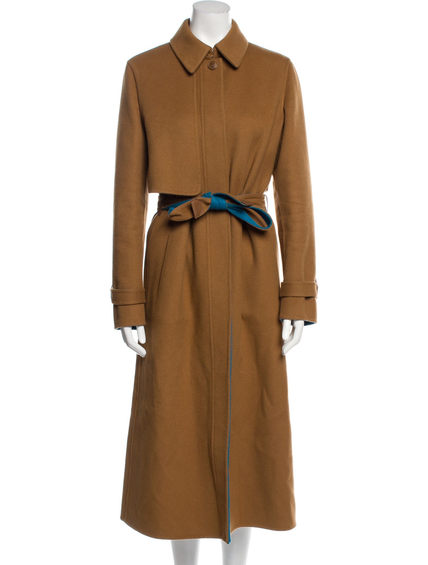 Loro Piana Vicuña-Baby Cashmere Trench Coat w/ Tags - Brown Coats ...