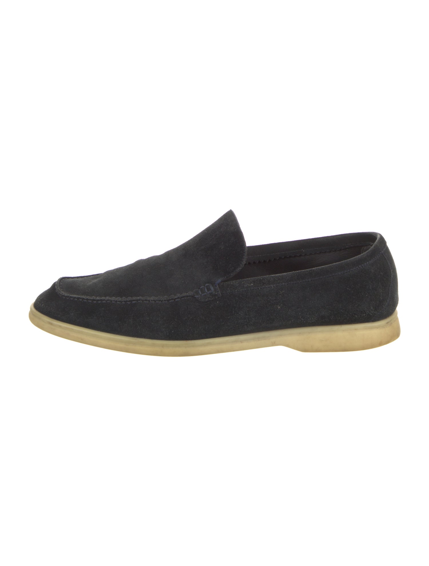 Loro Piana Suede Loafers - Black Loafers, Shoes - LOR166439 | The RealReal